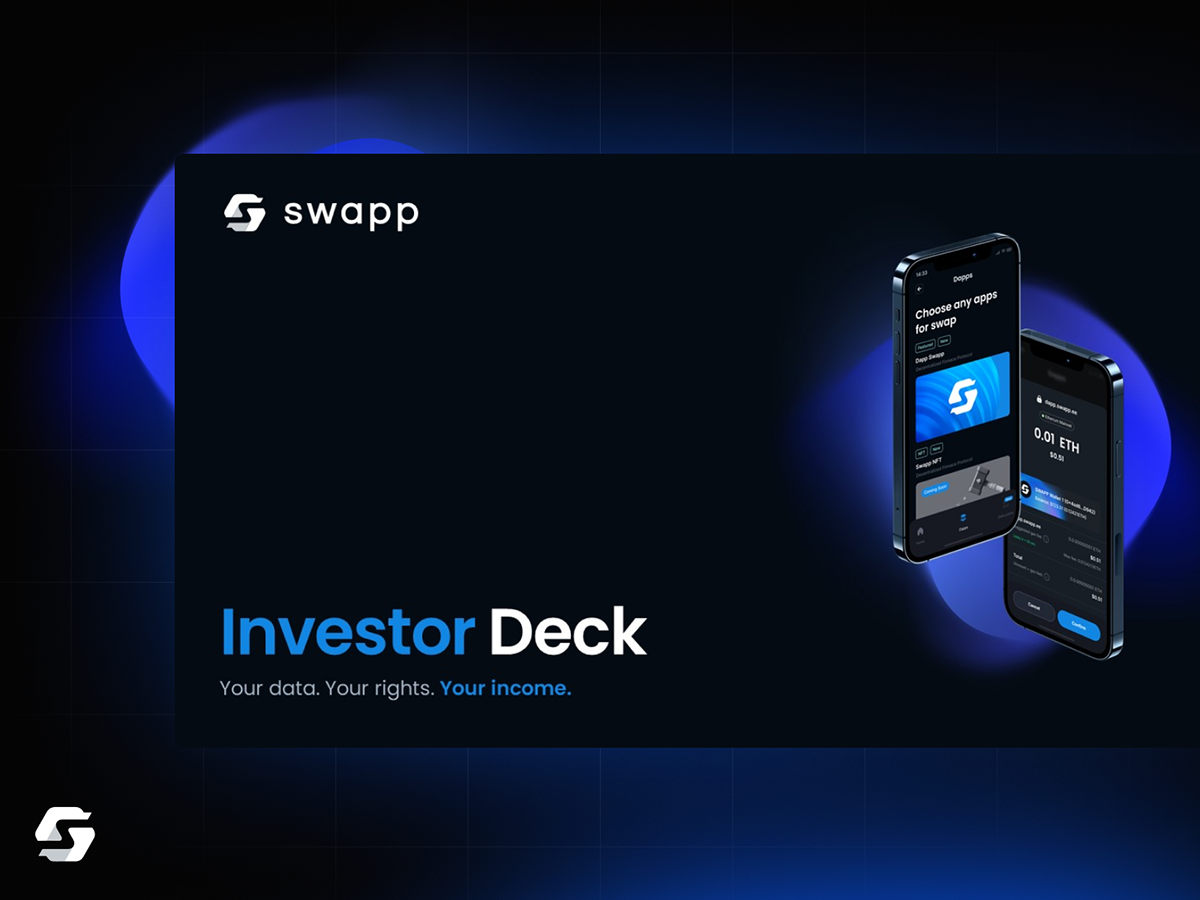 Portfolio — Vip Sitaraman - Web 3.0 Pitch Deck: Swapp DeFi Protocol