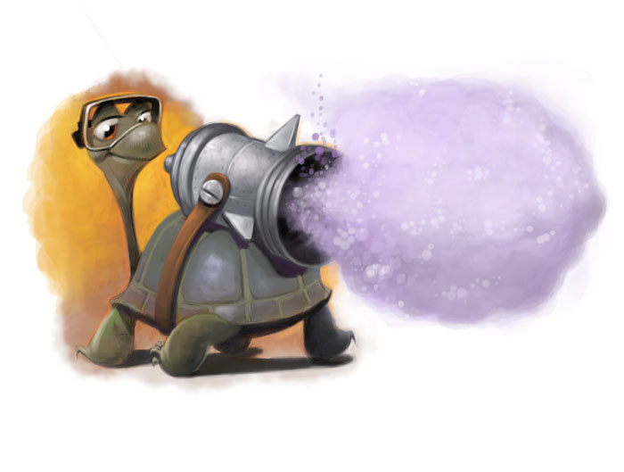 guy wolek - Turtle with a jetpack