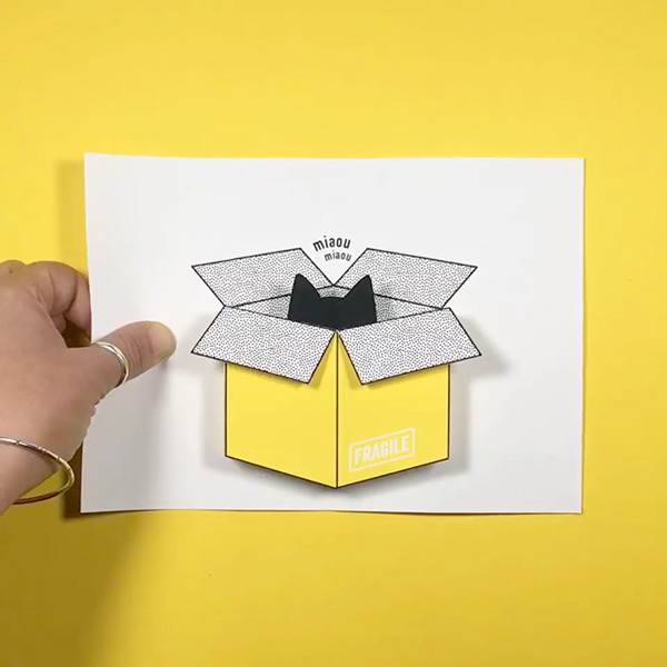 Mathilde Arnaud — Paper & Graphic Design - Chat Noir/Chat Blanc