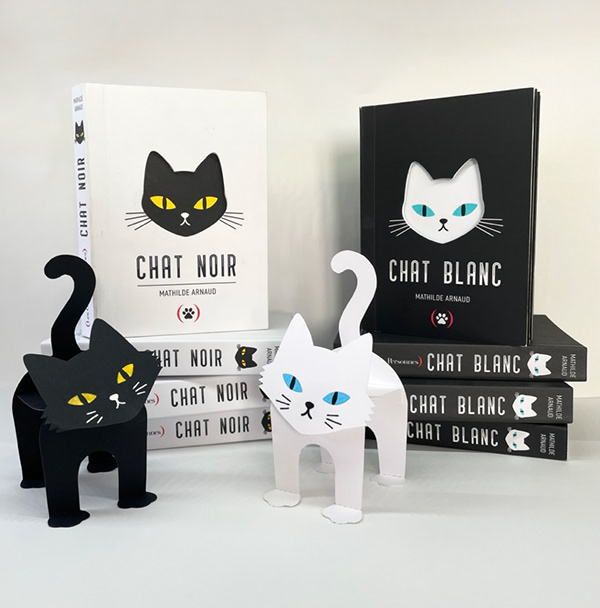 Mathilde Arnaud — Paper & Graphic Design - Chat Noir/Chat Blanc