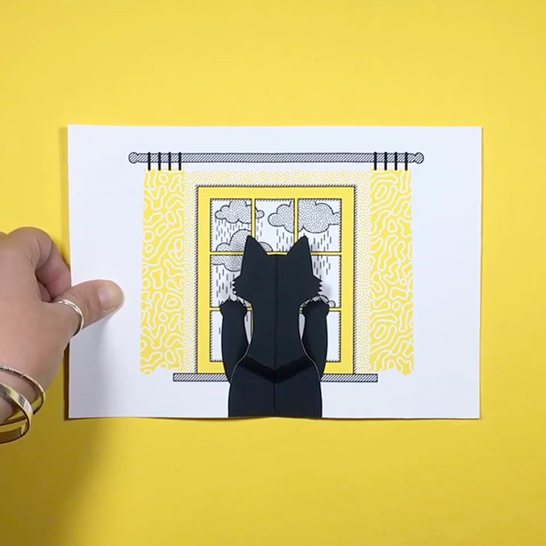 Mathilde Arnaud — Paper & Graphic Design - Chat Noir/Chat Blanc