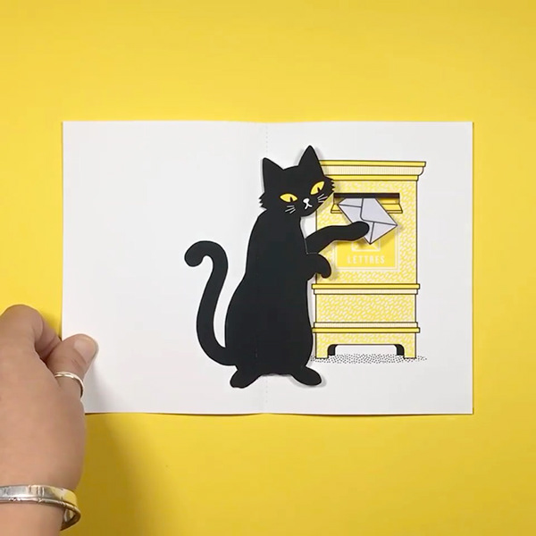 Mathilde Arnaud — Paper & Graphic Design - Chat Noir/Chat Blanc