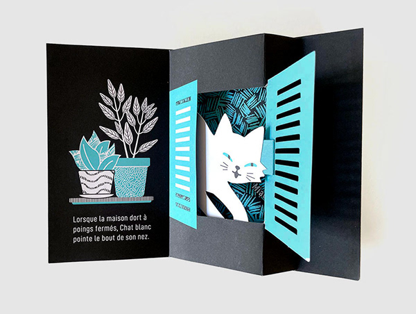 Mathilde Arnaud — Paper & Graphic Design - Chat Noir/Chat Blanc