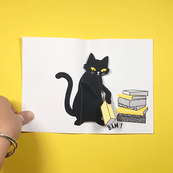 Mathilde Arnaud — Paper & Graphic Design - Chat Noir/Chat Blanc