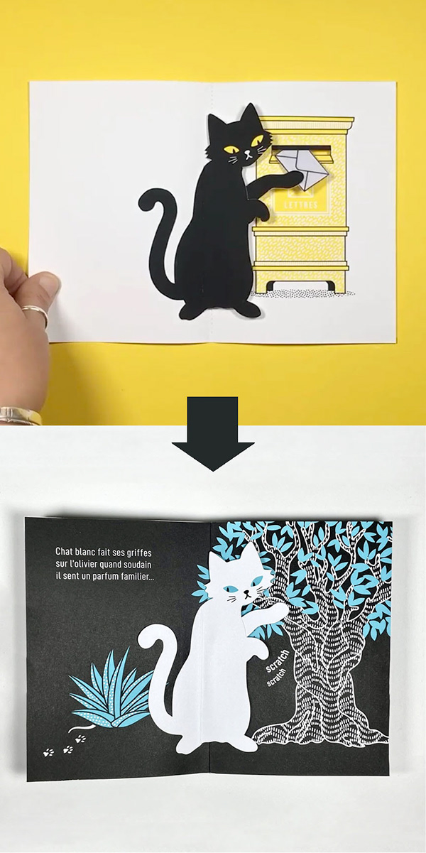 Mathilde Arnaud — Paper & Graphic Design - Chat Noir/Chat Blanc