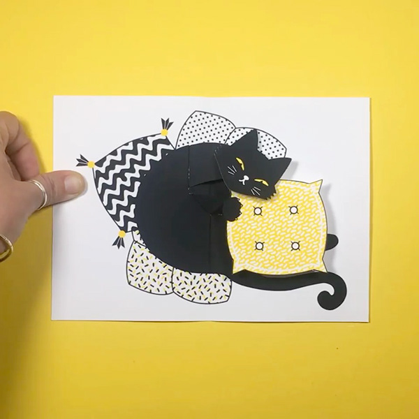 Mathilde Arnaud — Paper & Graphic Design - Chat Noir/Chat Blanc