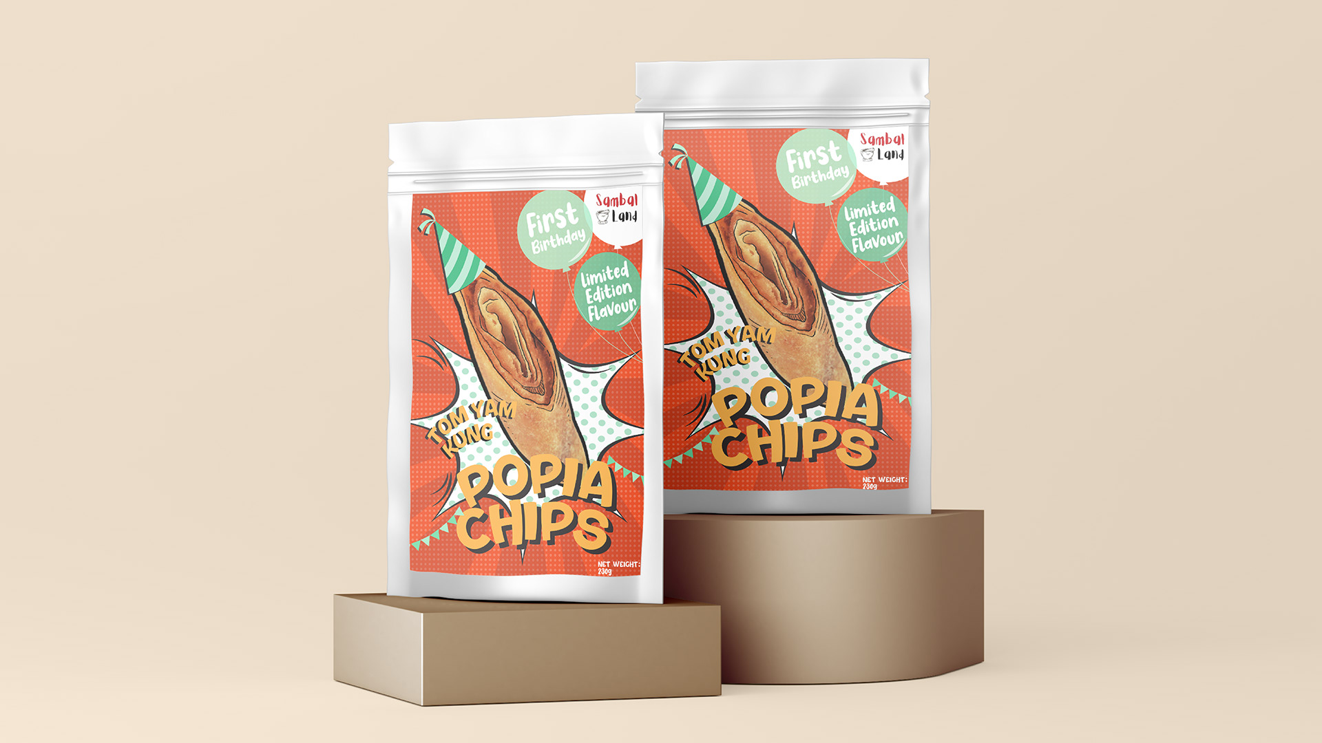 Rising Formula - Sambal Land Packaging Design