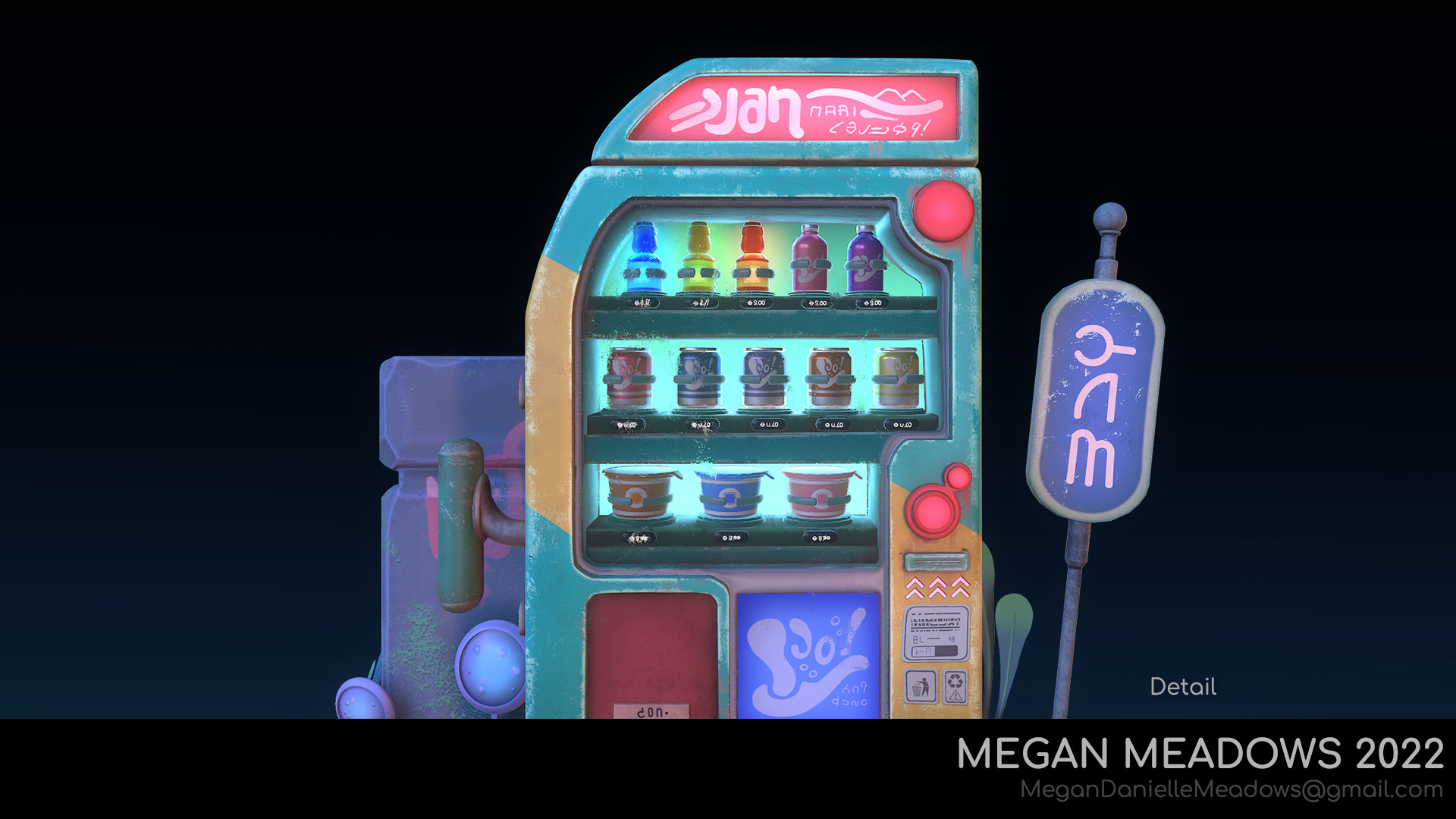 Megan Meadows - Sci-Fi Vending Machine | 3D Model