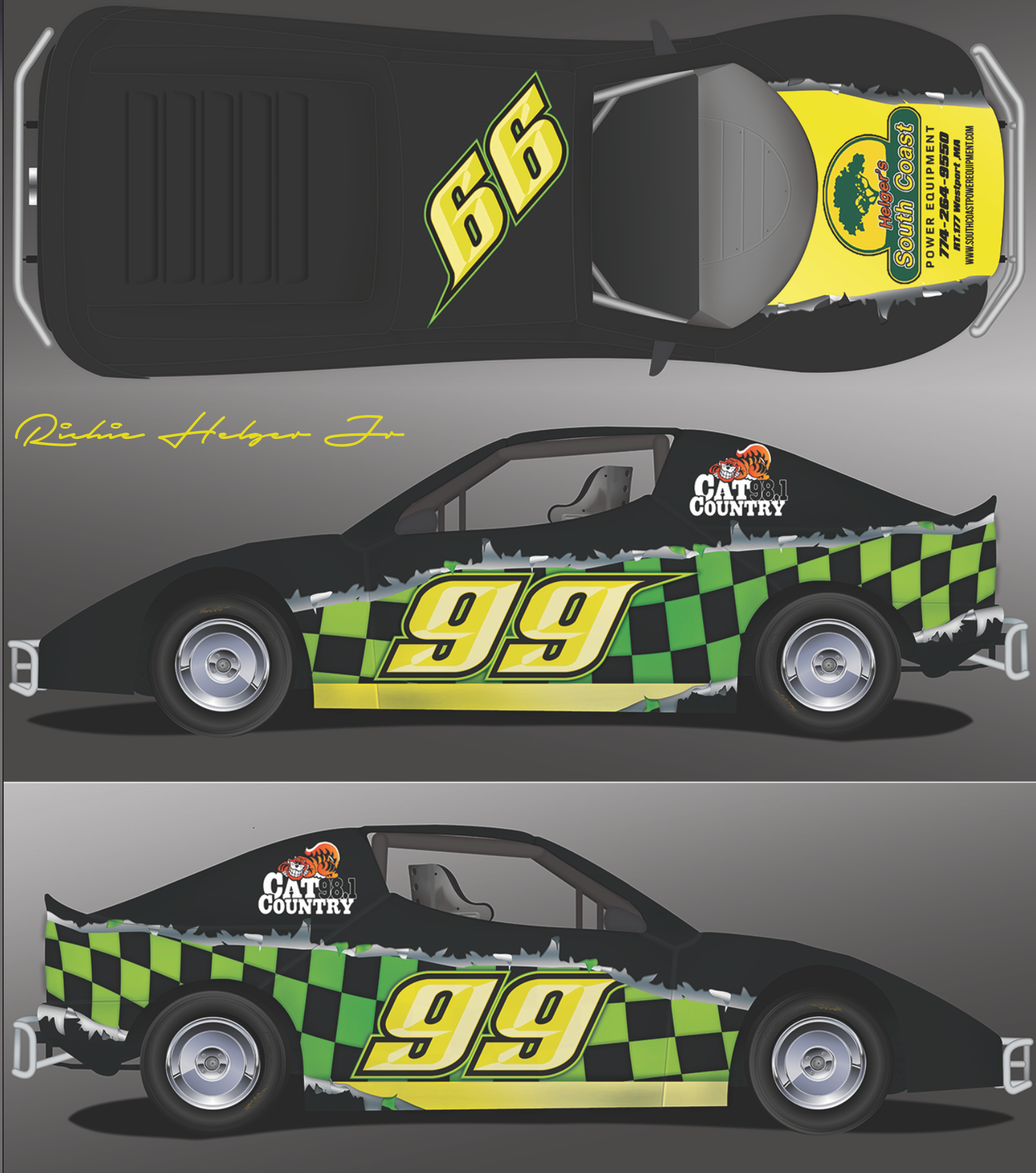 Spark Creative Sign & Graphics - Racing Wrap Designs