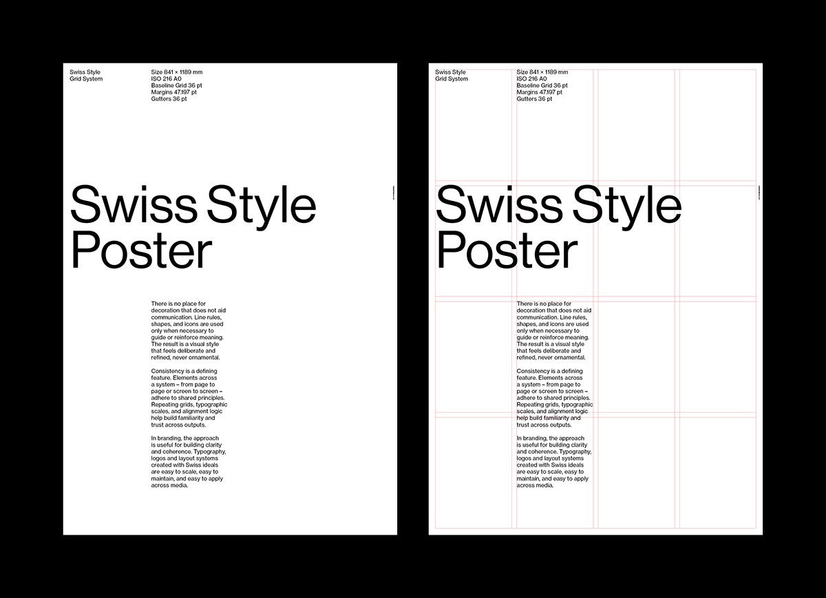 Stephen Kelman - Swiss Style Poster Grid System for InDesign
