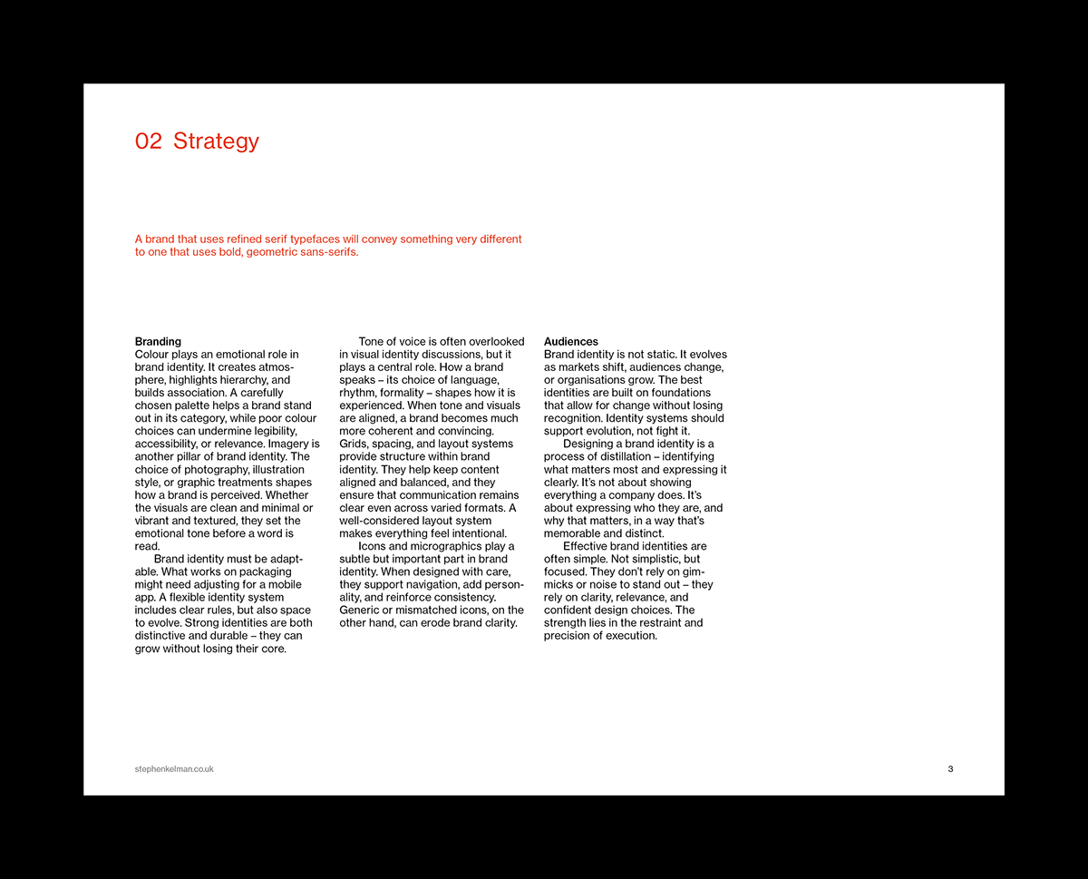 Stephen Kelman - Branding Guidelines Grid System – US Letter Landscape