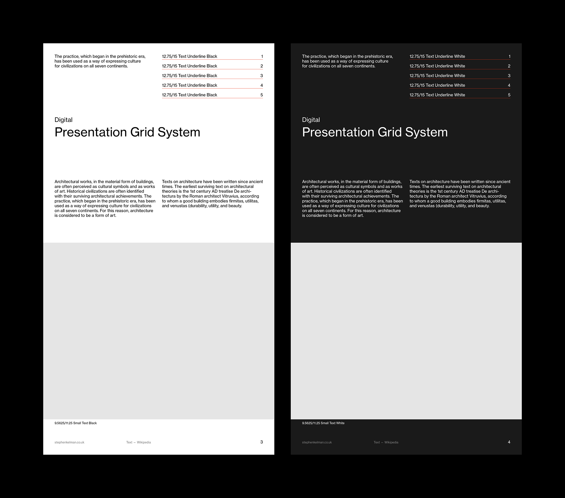 Stephen Kelman - Digital Display Grid System for InDesign | Portrait