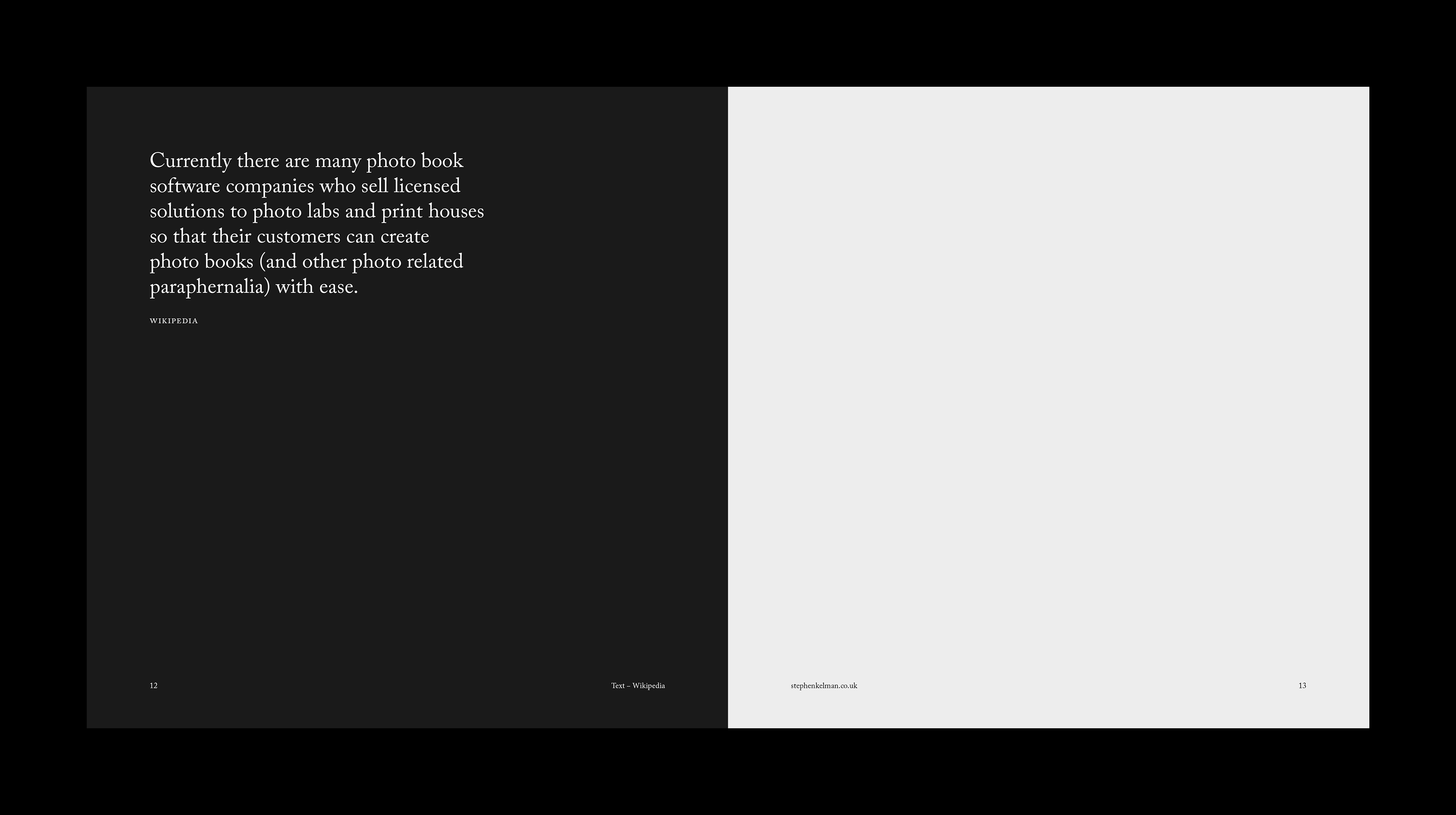 Stephen Kelman - Square Photobook Grid System for InDesign | Serif
