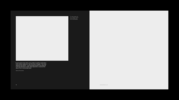 Stephen Kelman - Square Photobook Grid System for InDesign | Sans