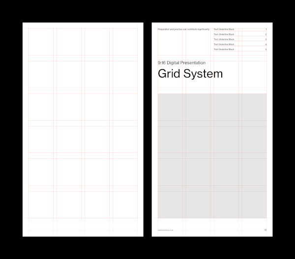 Stephen Kelman - Digital Display Grid System for InDesign | Portrait