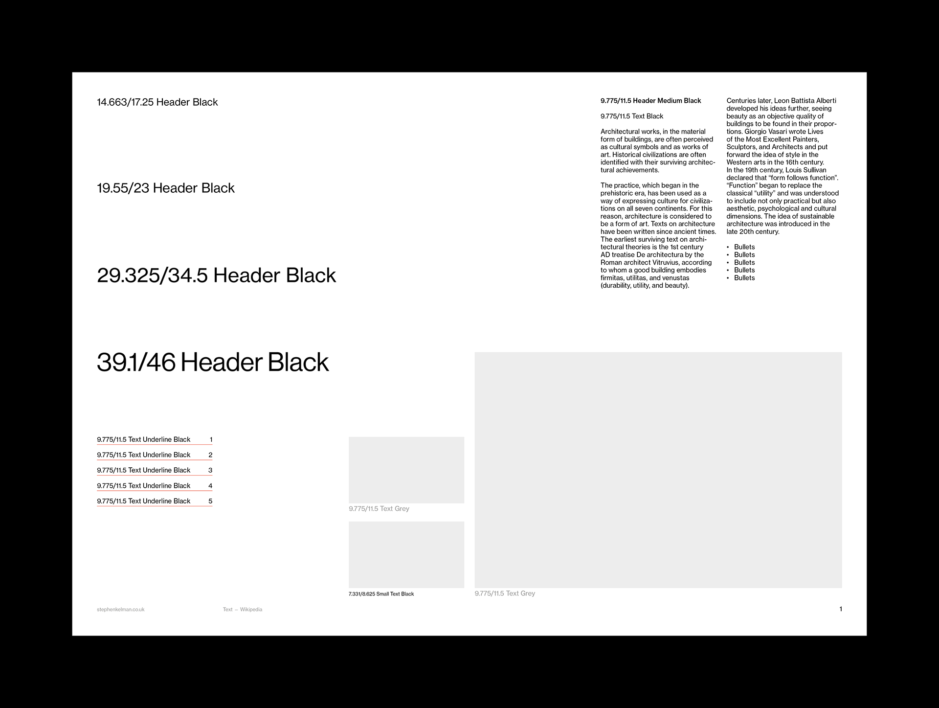 Stephen Kelman - A3 Presentation Grid System for InDesign | Landscape