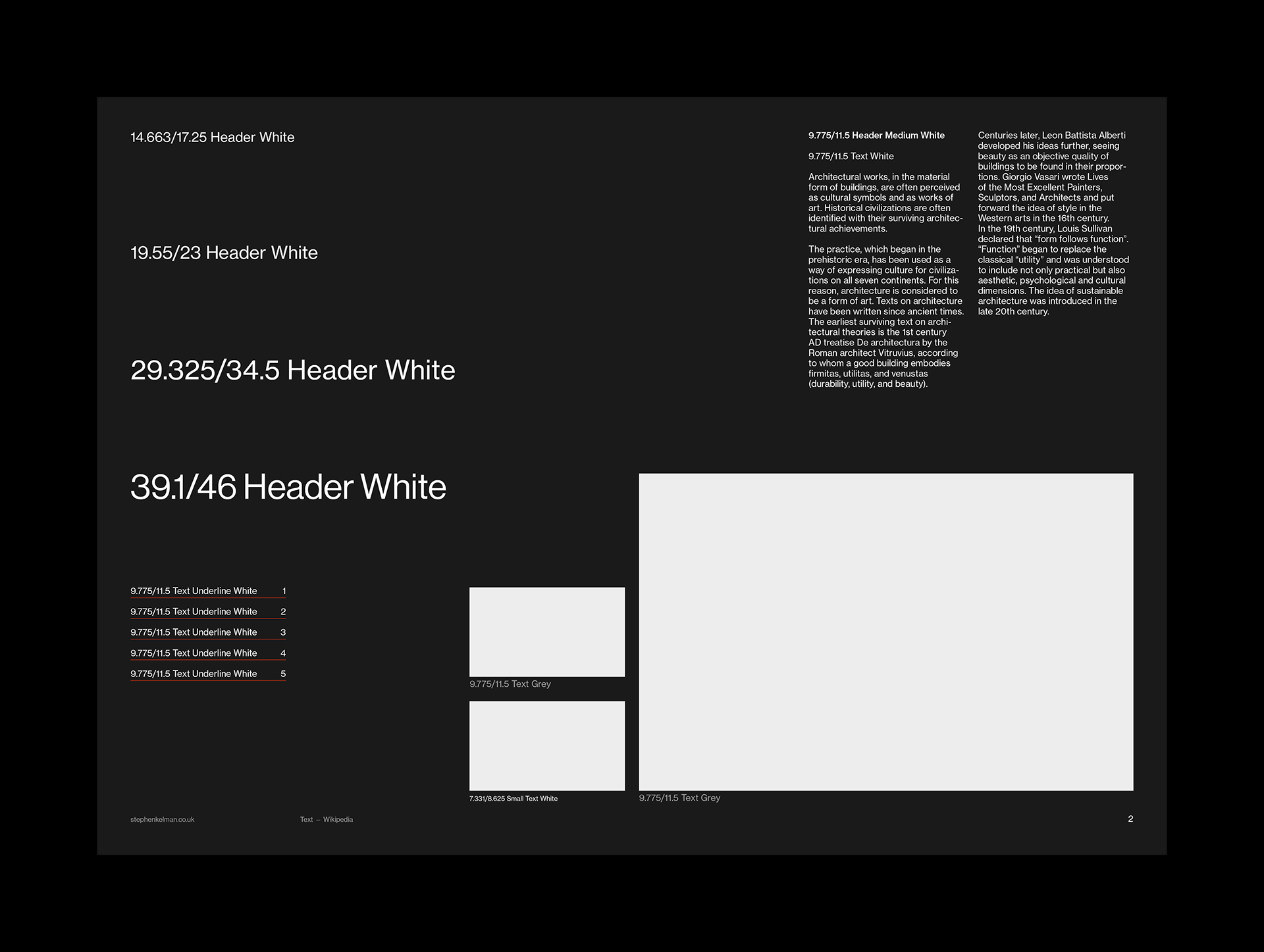 Stephen Kelman - A3 Presentation Grid System for InDesign | Landscape