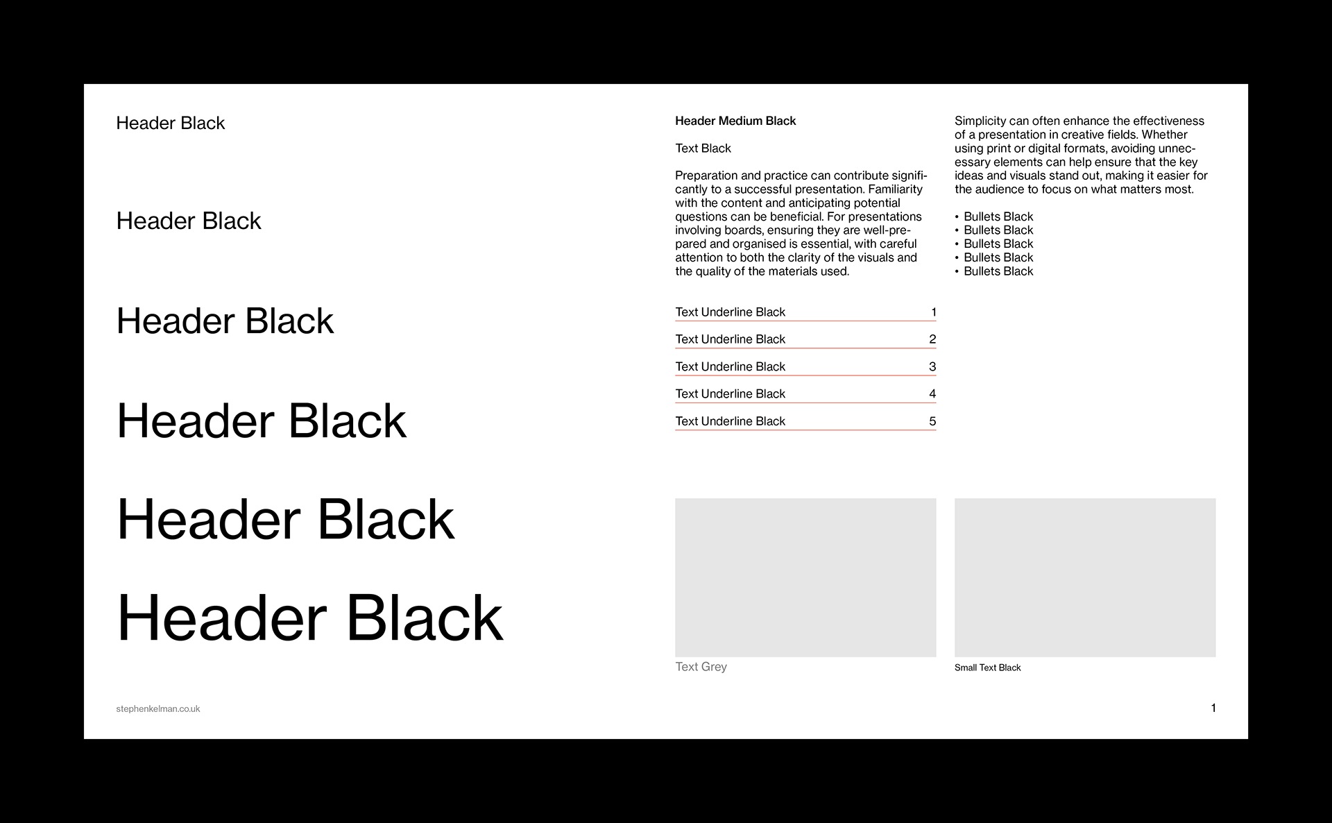 Stephen Kelman - Digital Presentation Grid System for InDesign