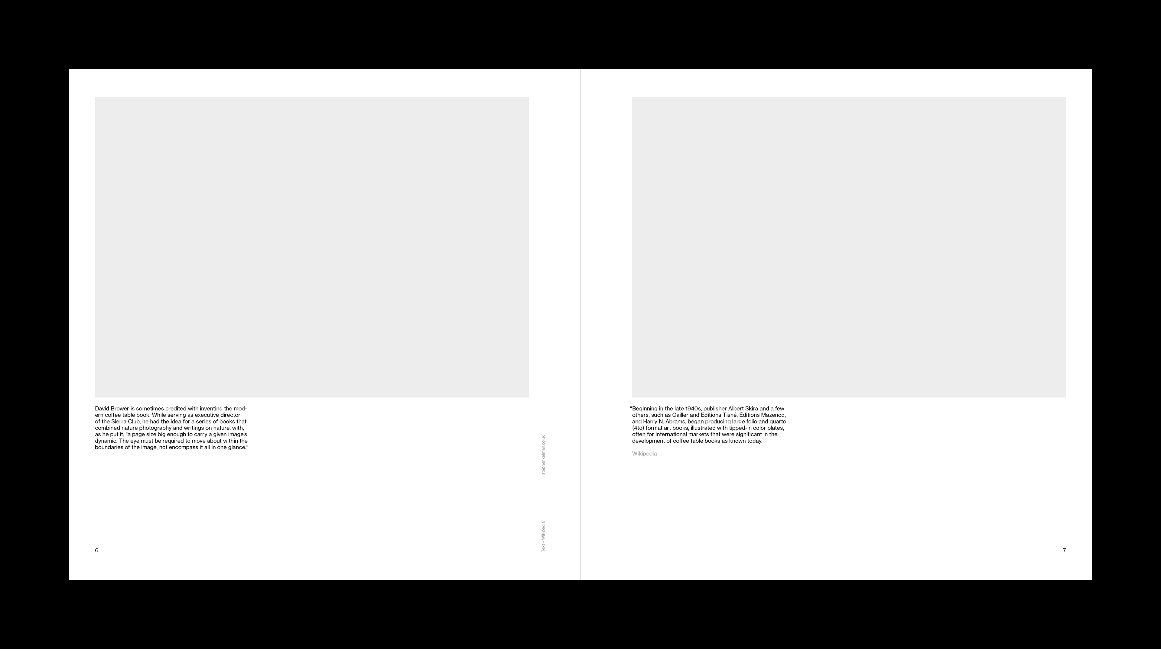 Stephen Kelman - Coffee Table Book Grid System for InDesign | Sans