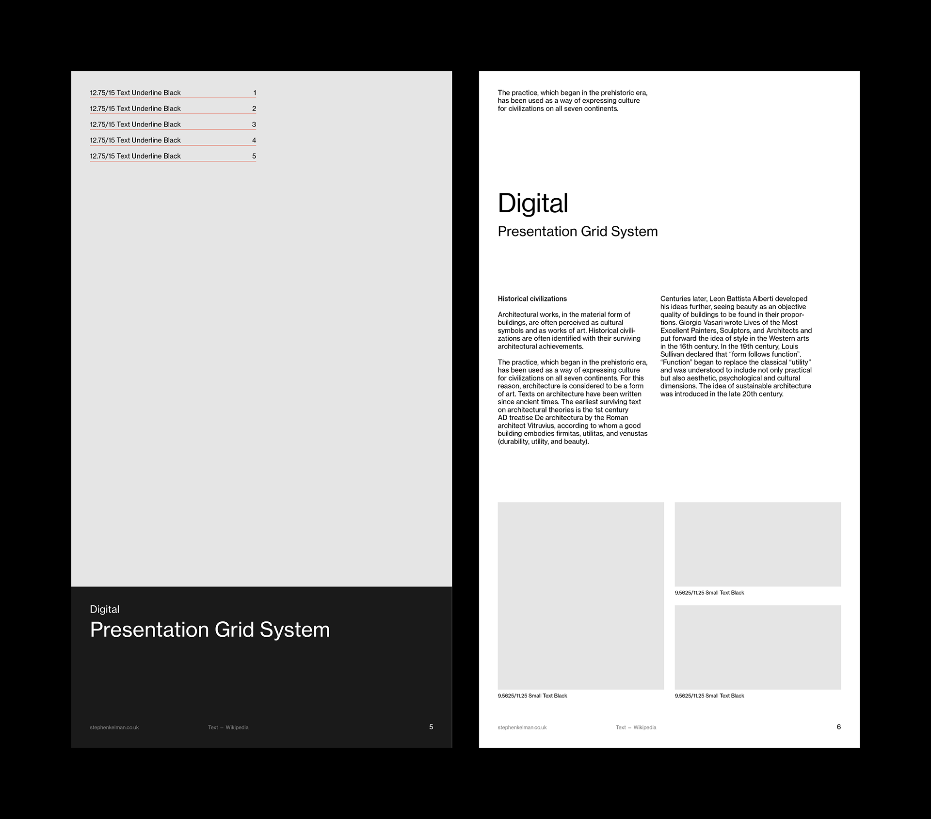 Stephen Kelman - Digital Display Grid System for InDesign | Portrait
