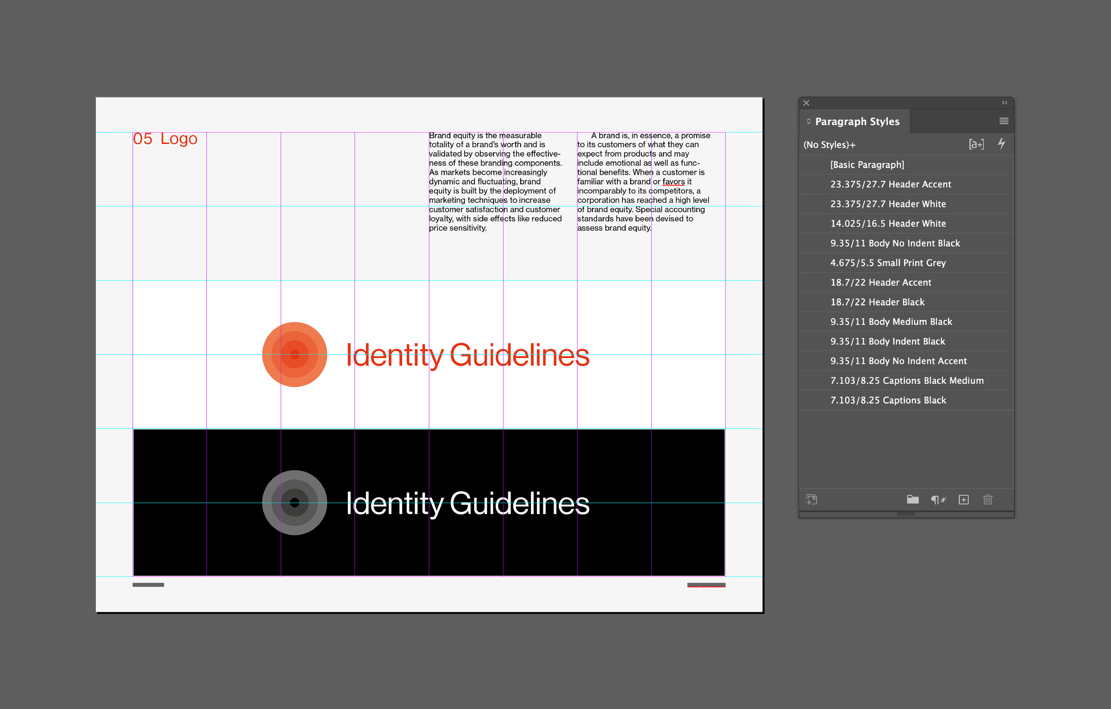 Stephen Kelman - Branding Guidelines Grid System – US Letter Landscape