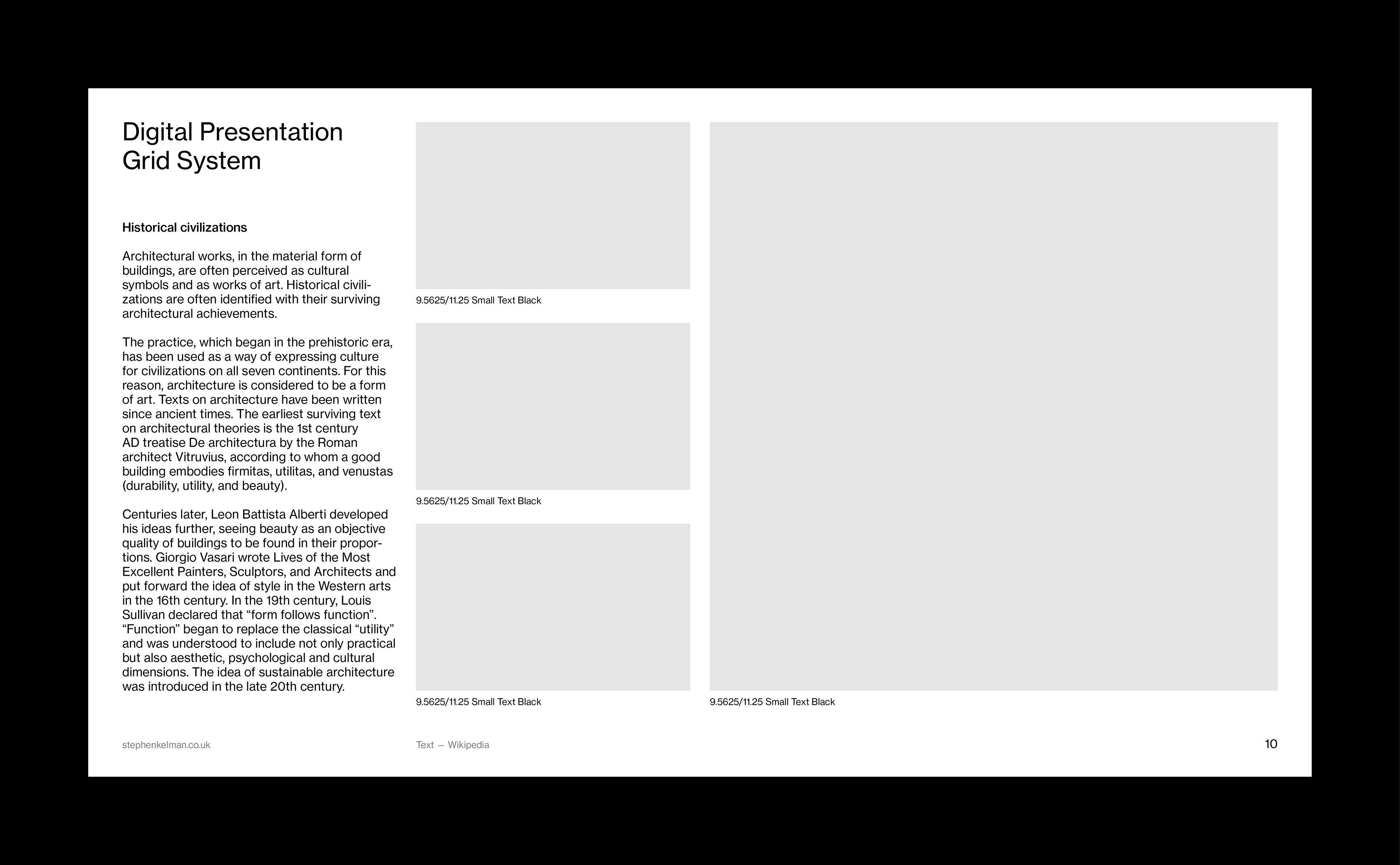 Stephen Kelman - Digital Presentation Grid System for InDesign