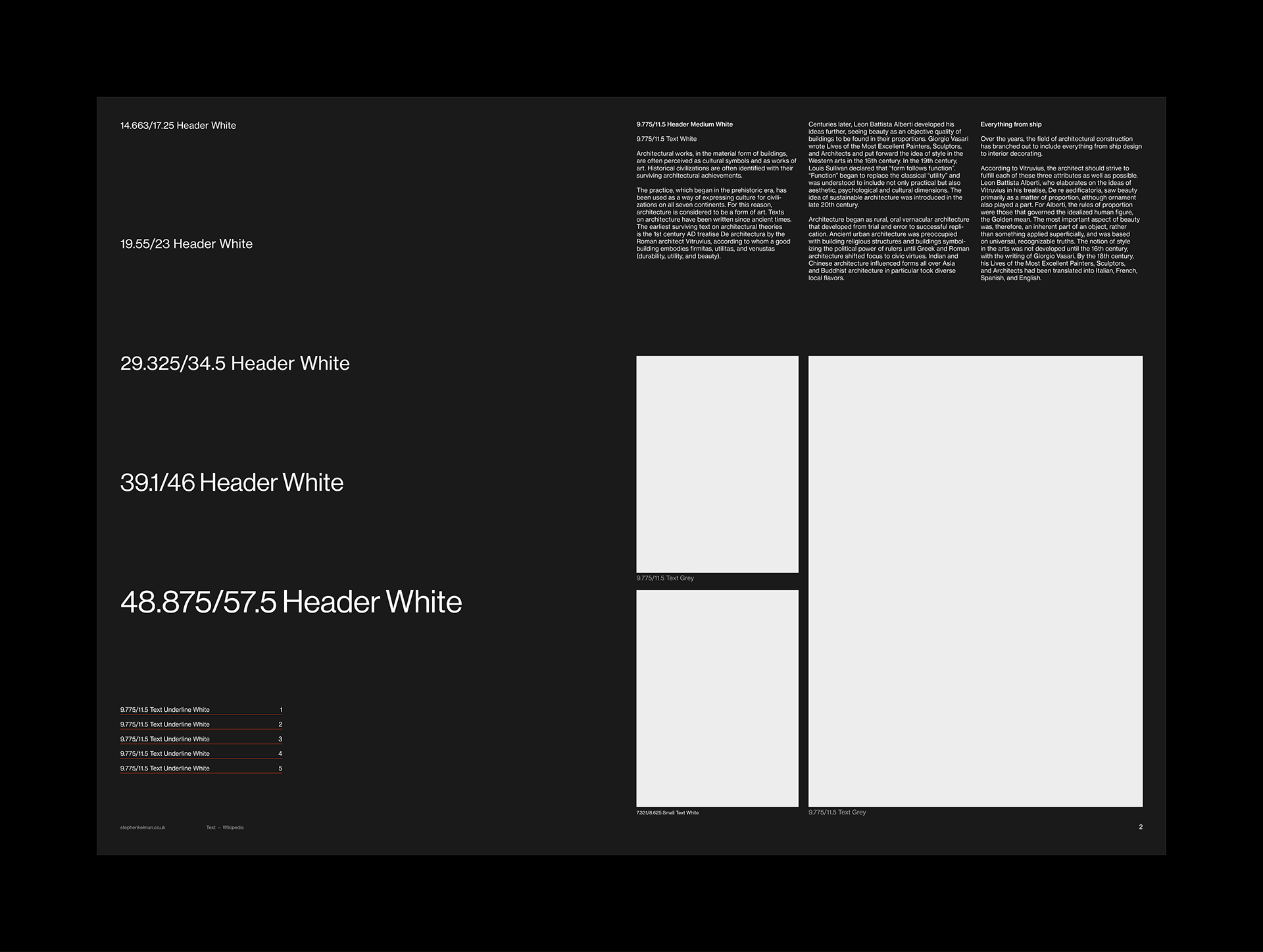 Stephen Kelman - A2 Presentation Grid System for InDesign