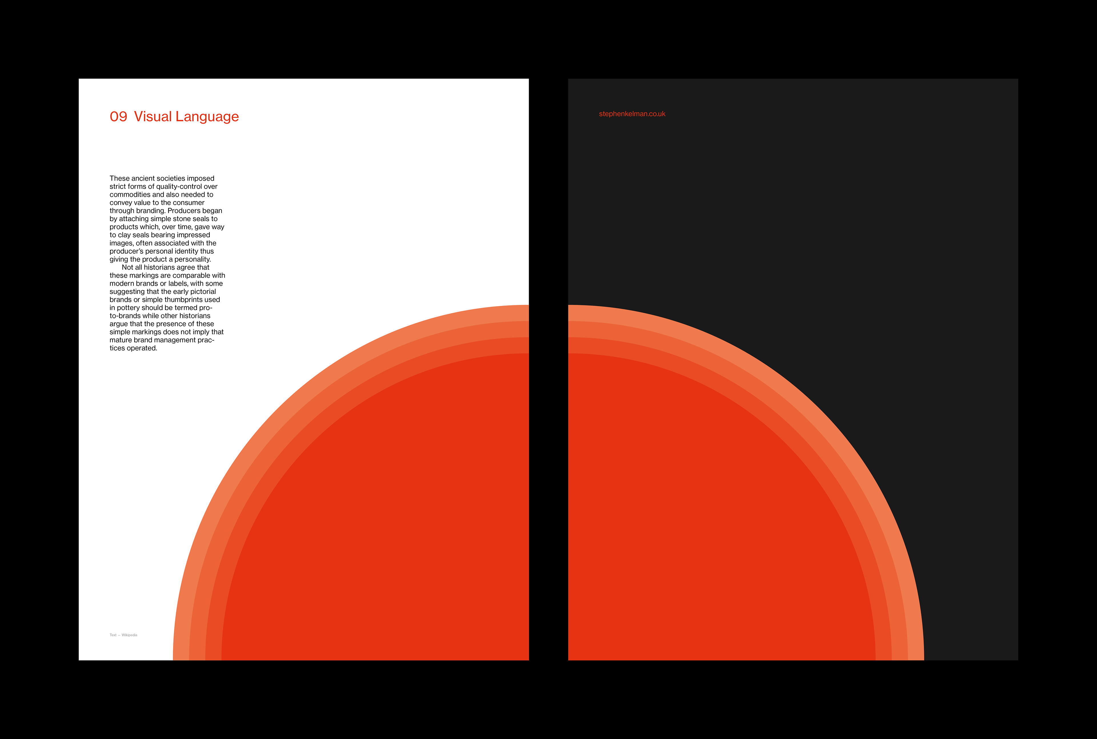 Stephen Kelman - Brand Identity Guidelines Grid System – Letter Portrait