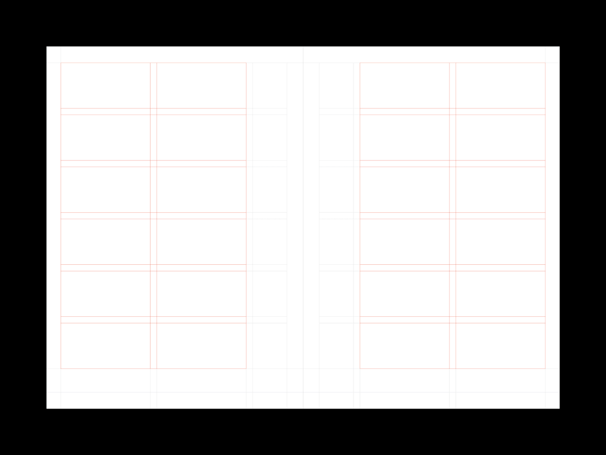 Stephen Kelman - A4 Two Column Report Grid System for InDesign