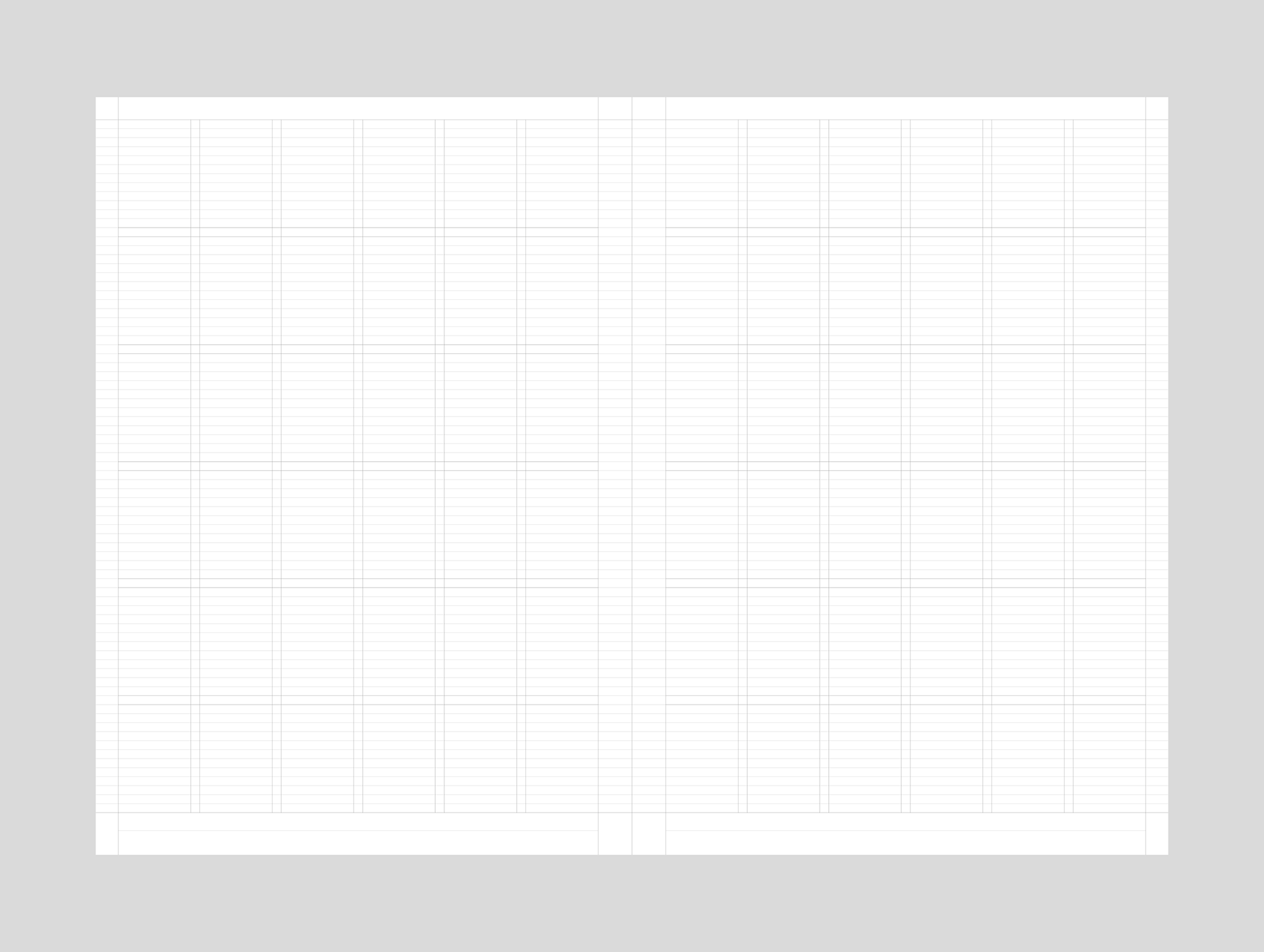 Stephen Kelman - A4 Portrait Architecture Grid System for InDesign