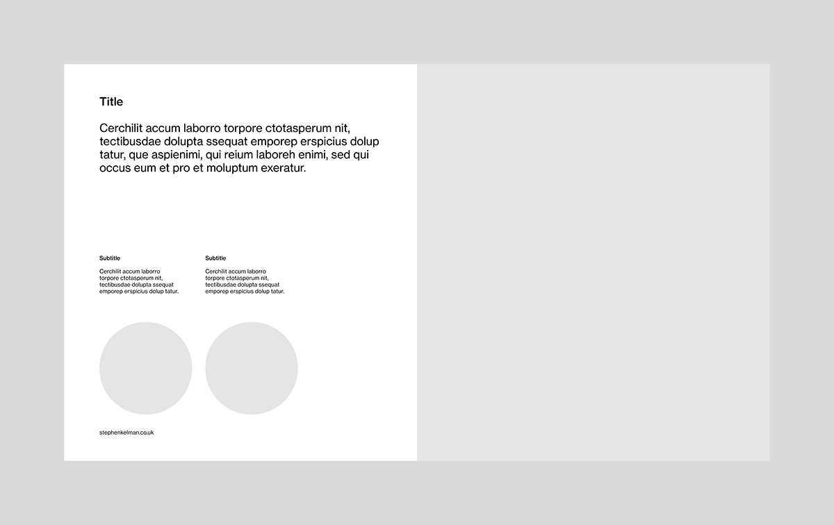 Stephen Kelman - Slide Deck Grid System for Adobe InDesign