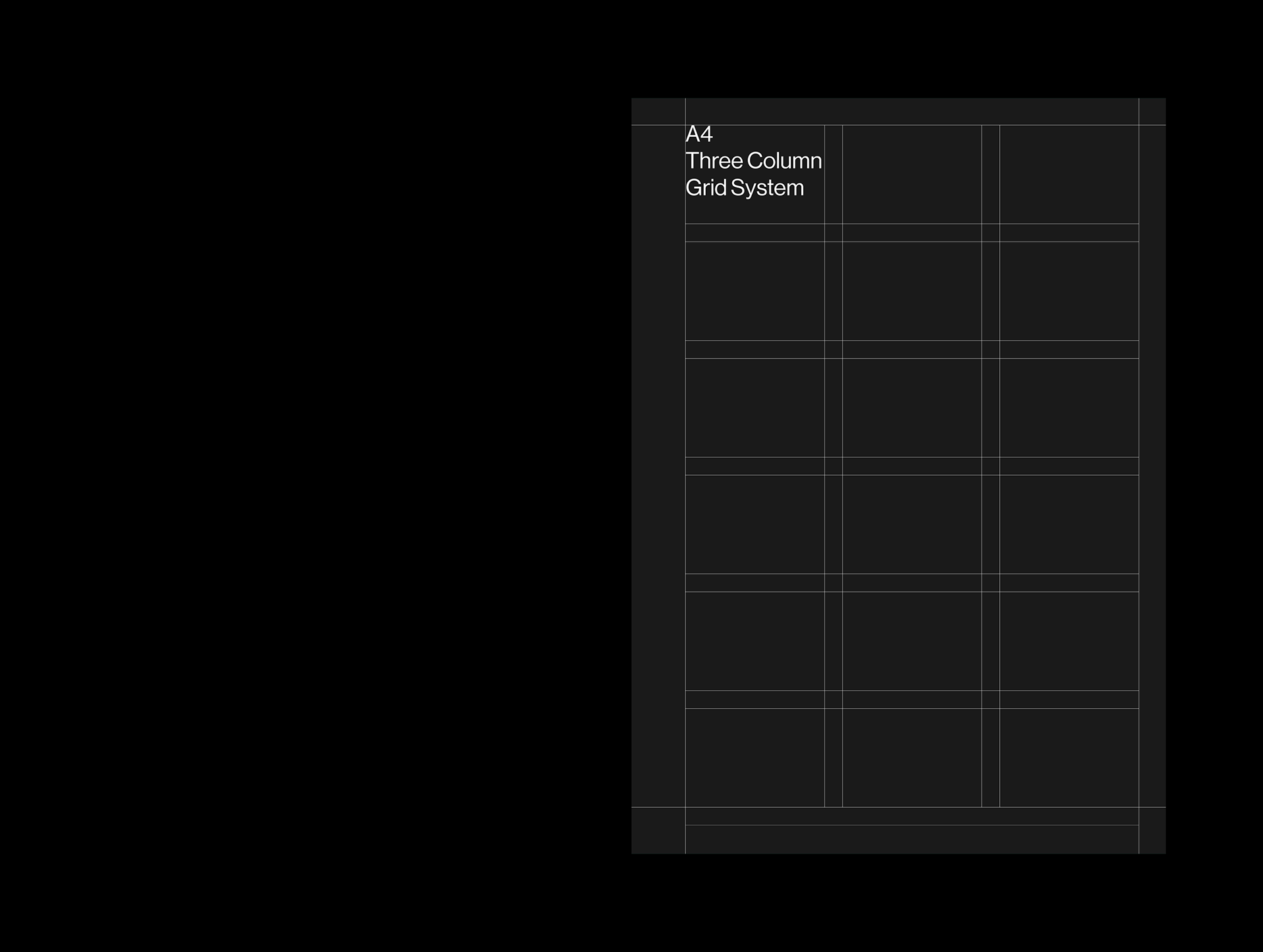 Stephen Kelman - A4 Grid System for InDesign