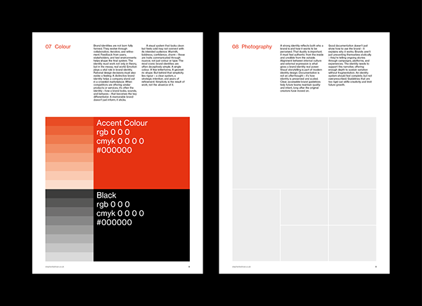 Stephen Kelman - Brand Identity Guidelines Grid System – A4 Portrait