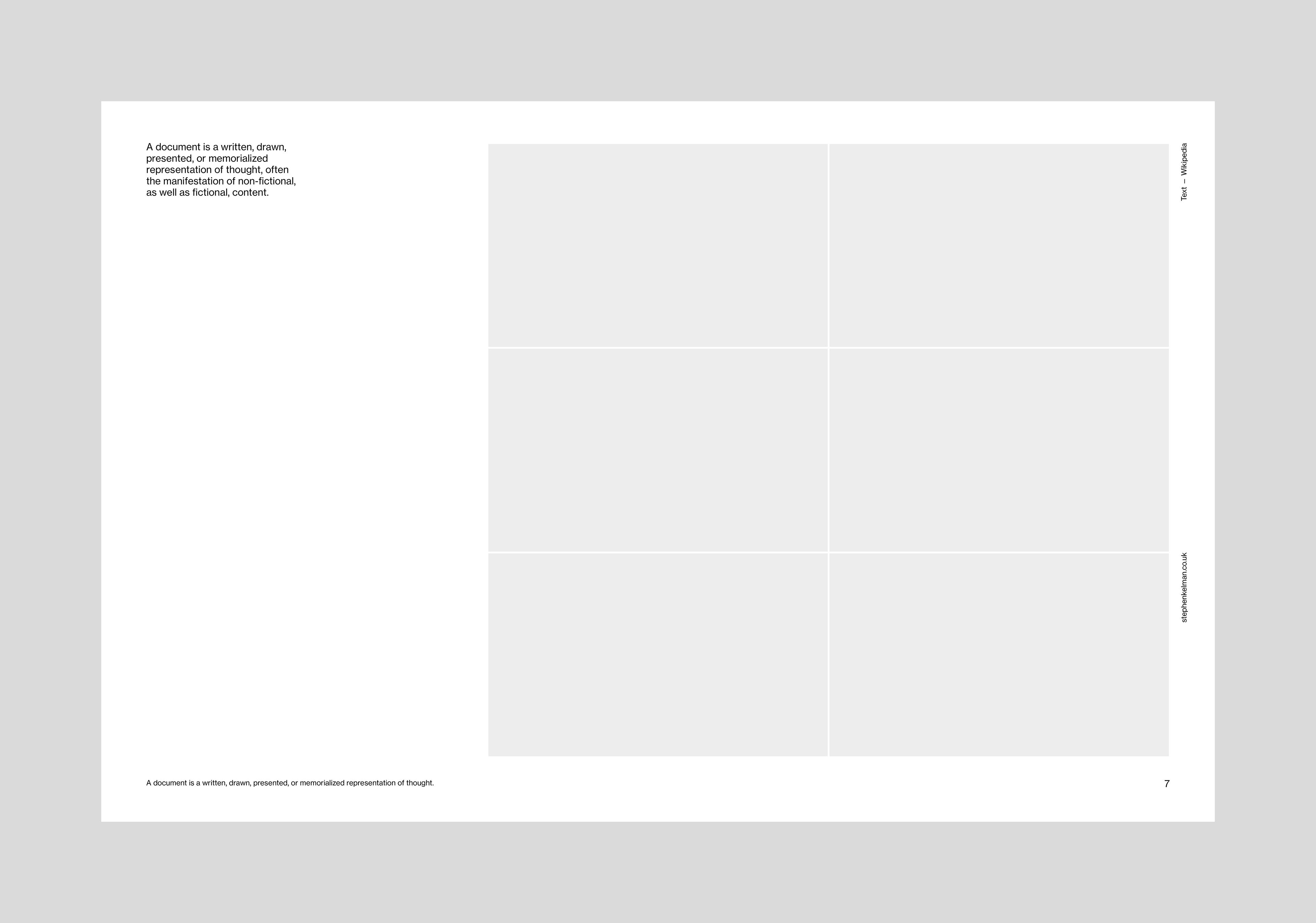 Stephen Kelman - Tabloid Presentation Grid System for InDesign
