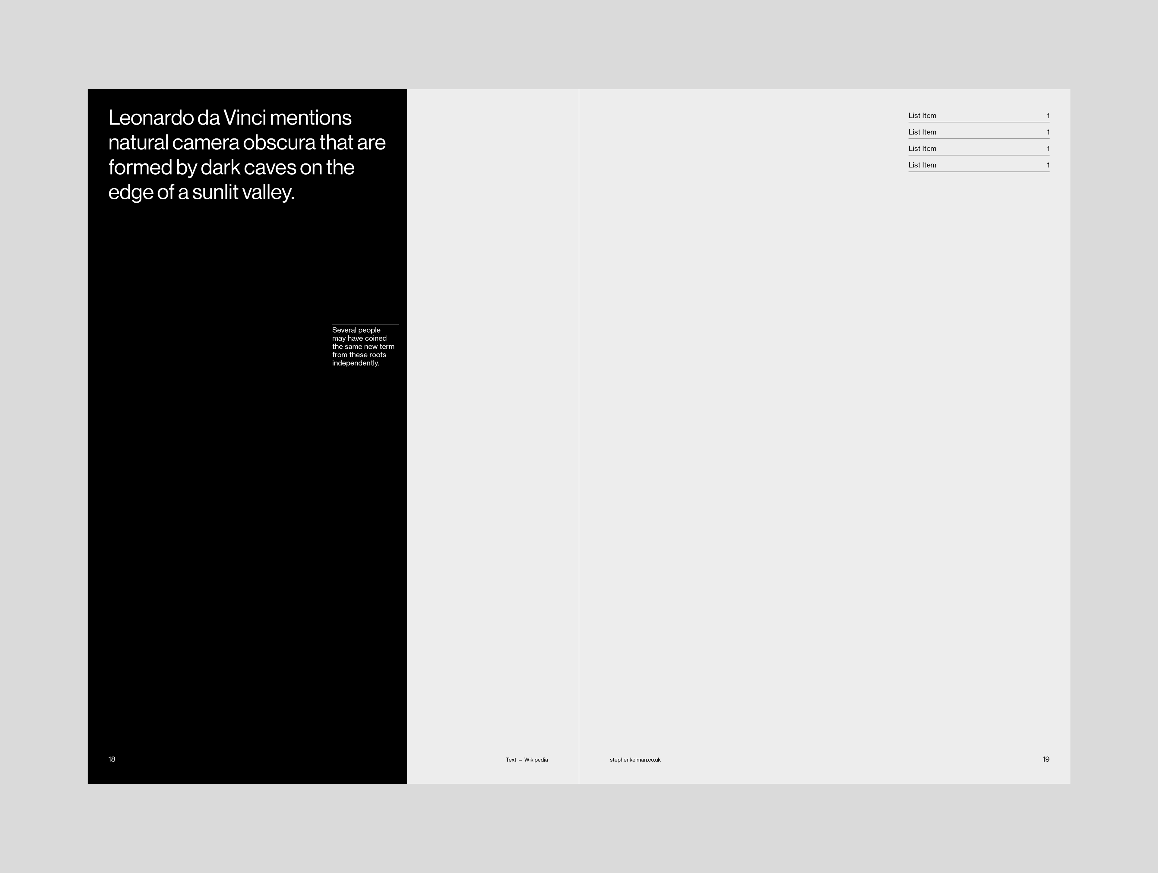 Stephen Kelman - A4 Portrait Architecture Grid System for InDesign