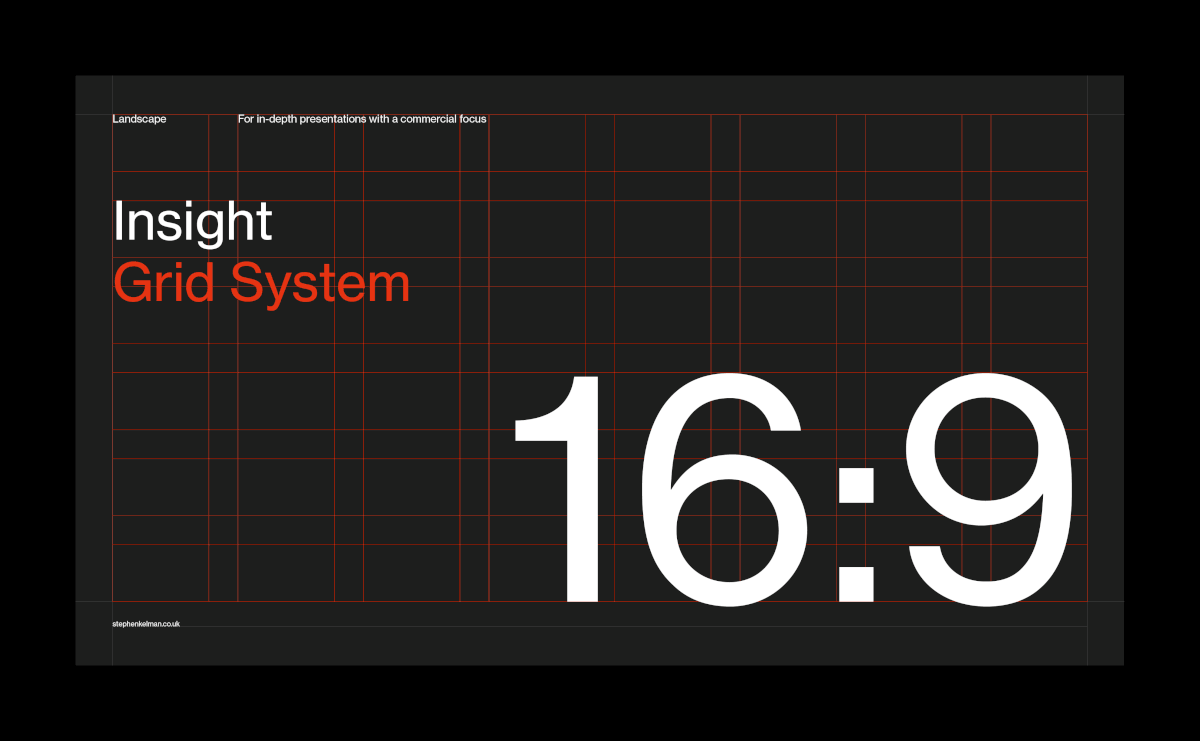 Stephen Kelman - Insight Presentation Grid System for InDesign