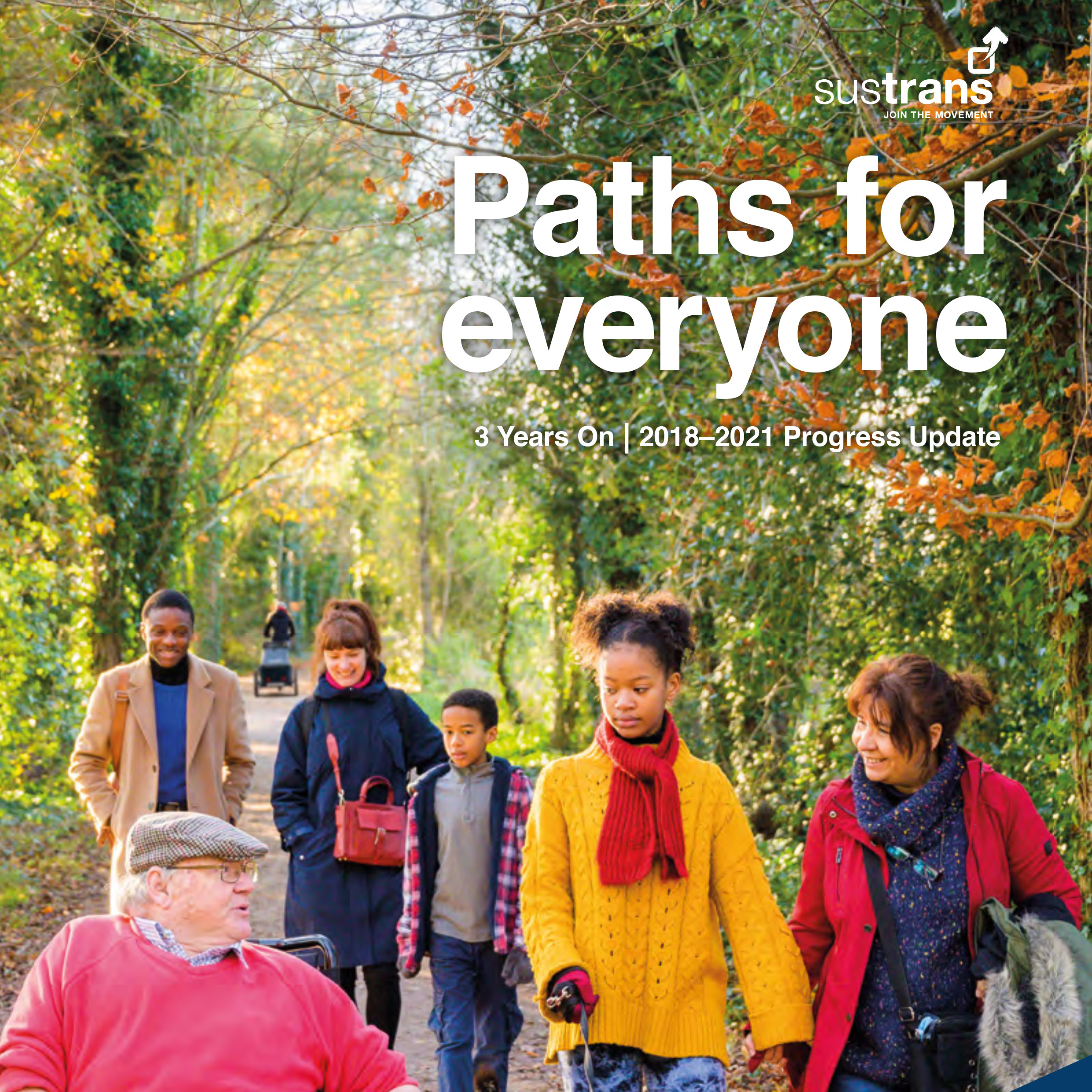Keir Eunson Design - Sustrans: Paths for everyone 3 years on
