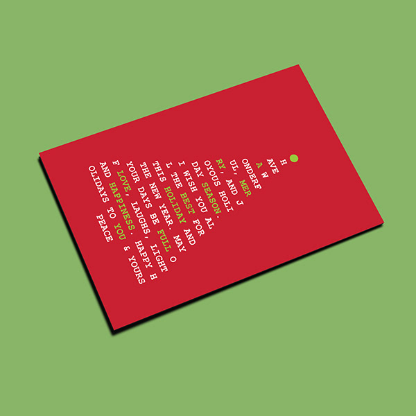 Angelo Kurbanali's Portfolio - Christmas Card Examples