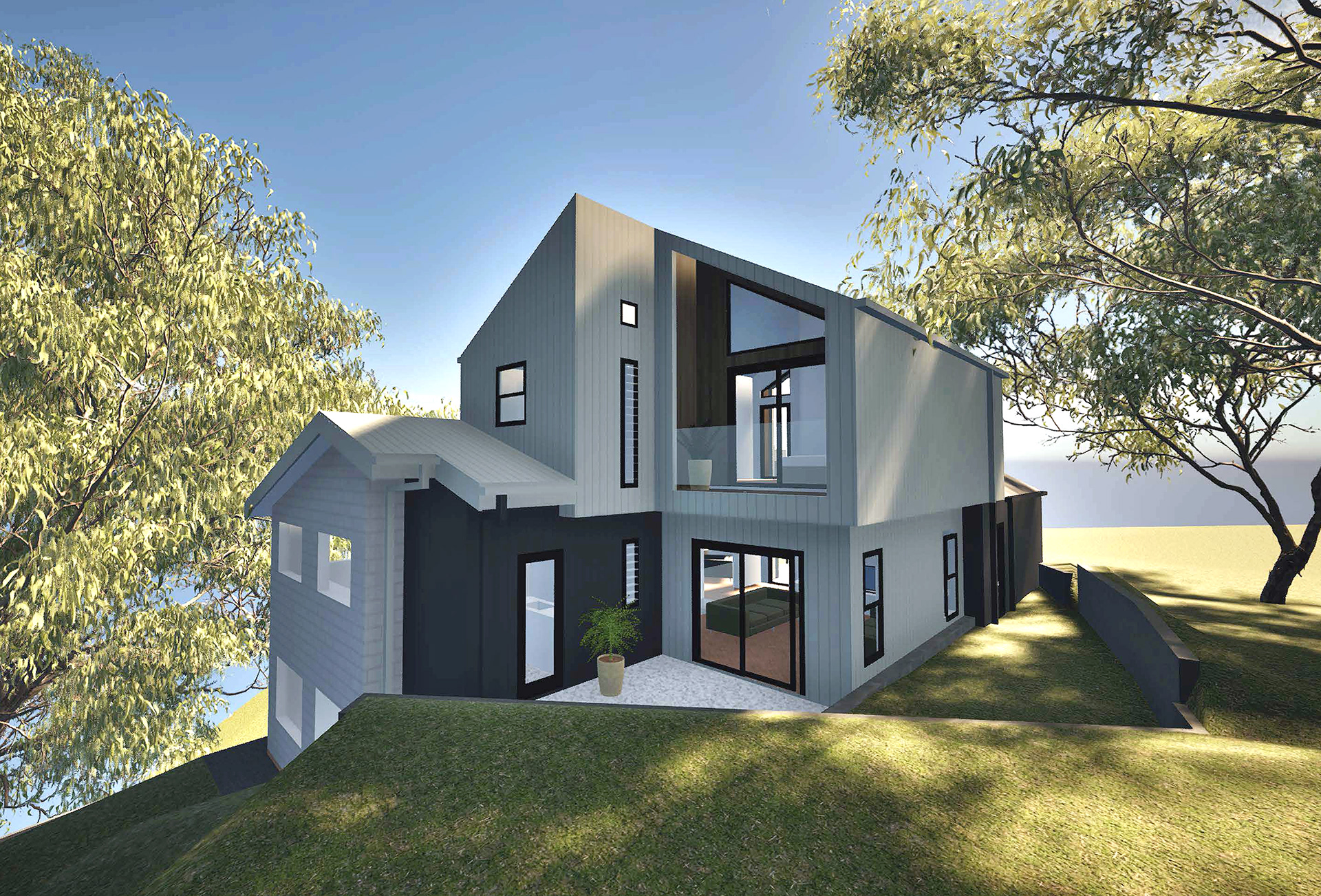 Beyond Space Residential Design - Home in the trees