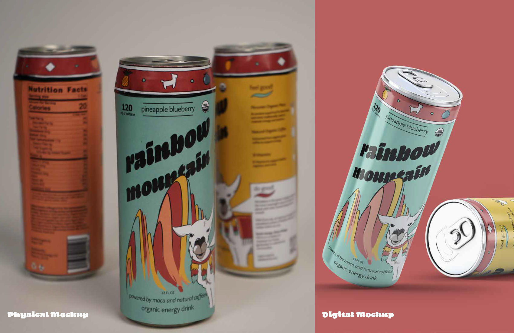 Noah Hertel - Organic Energy Drink Label