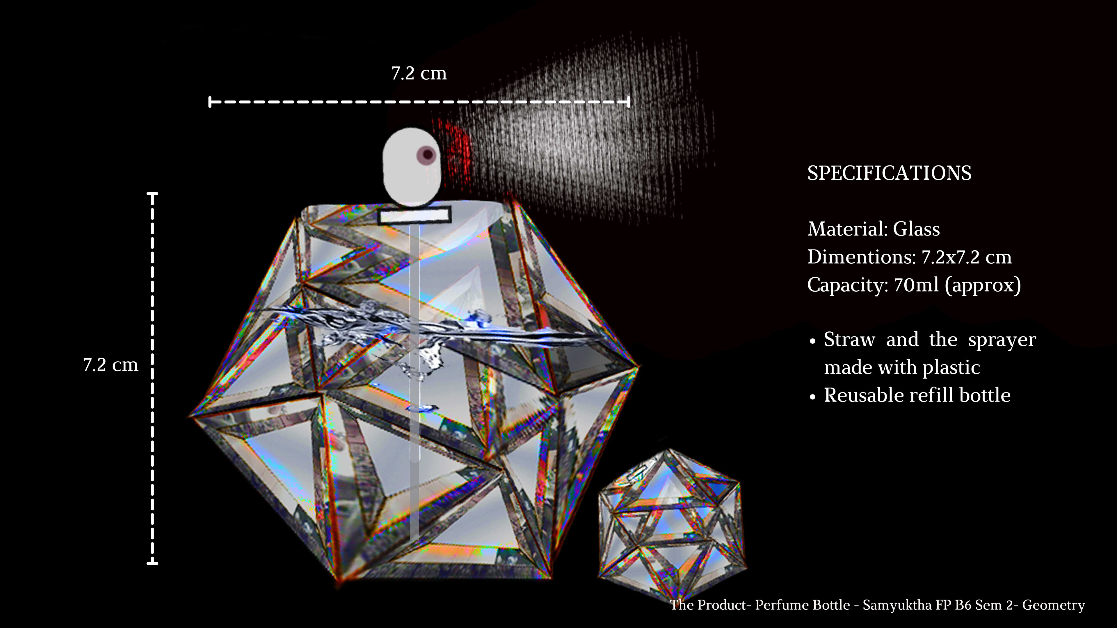 Sam R - Geometric Perfume Bottle Design