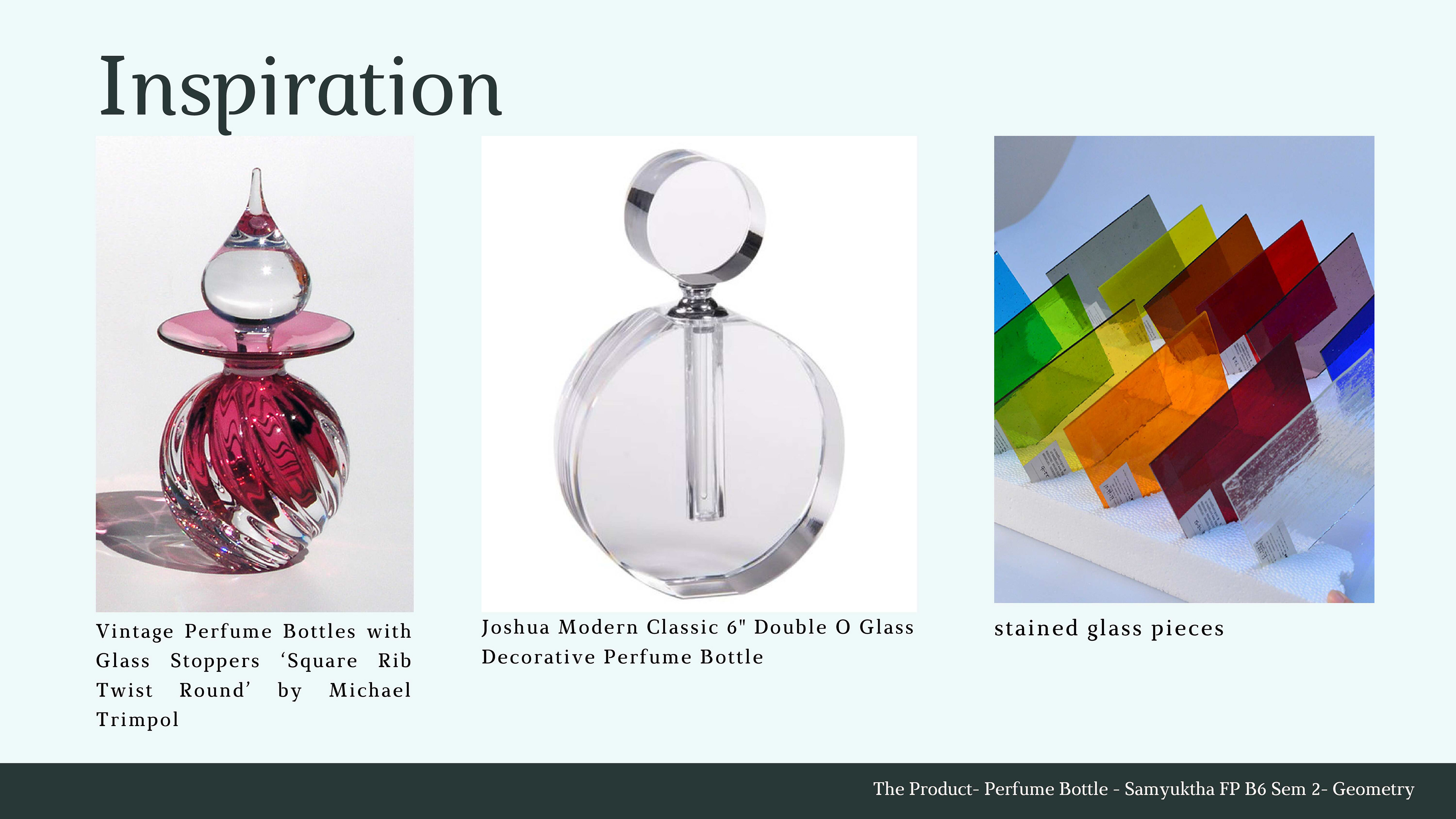 Sam R - Geometric Perfume Bottle Design