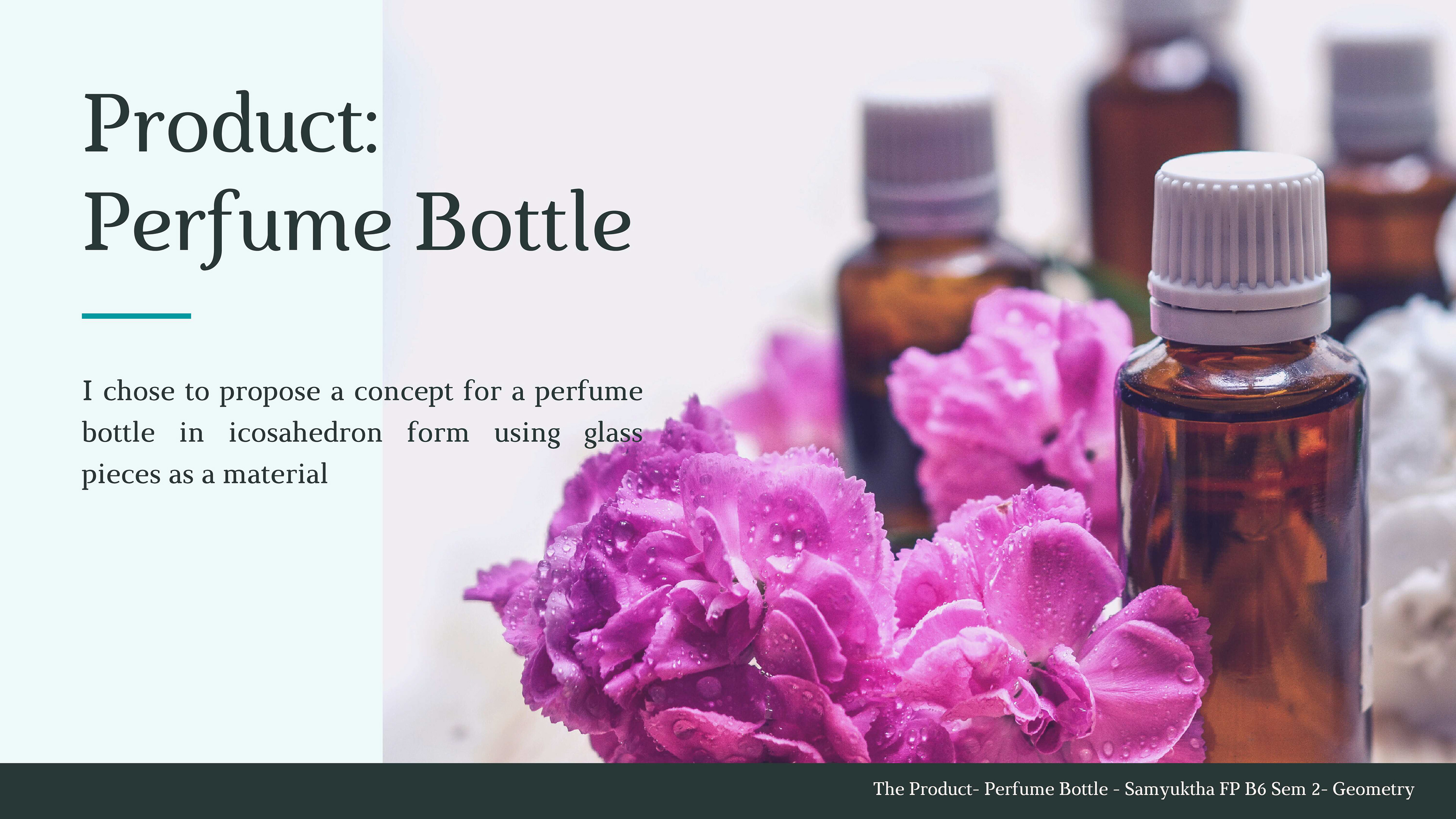 Sam R - Geometric Perfume Bottle Design
