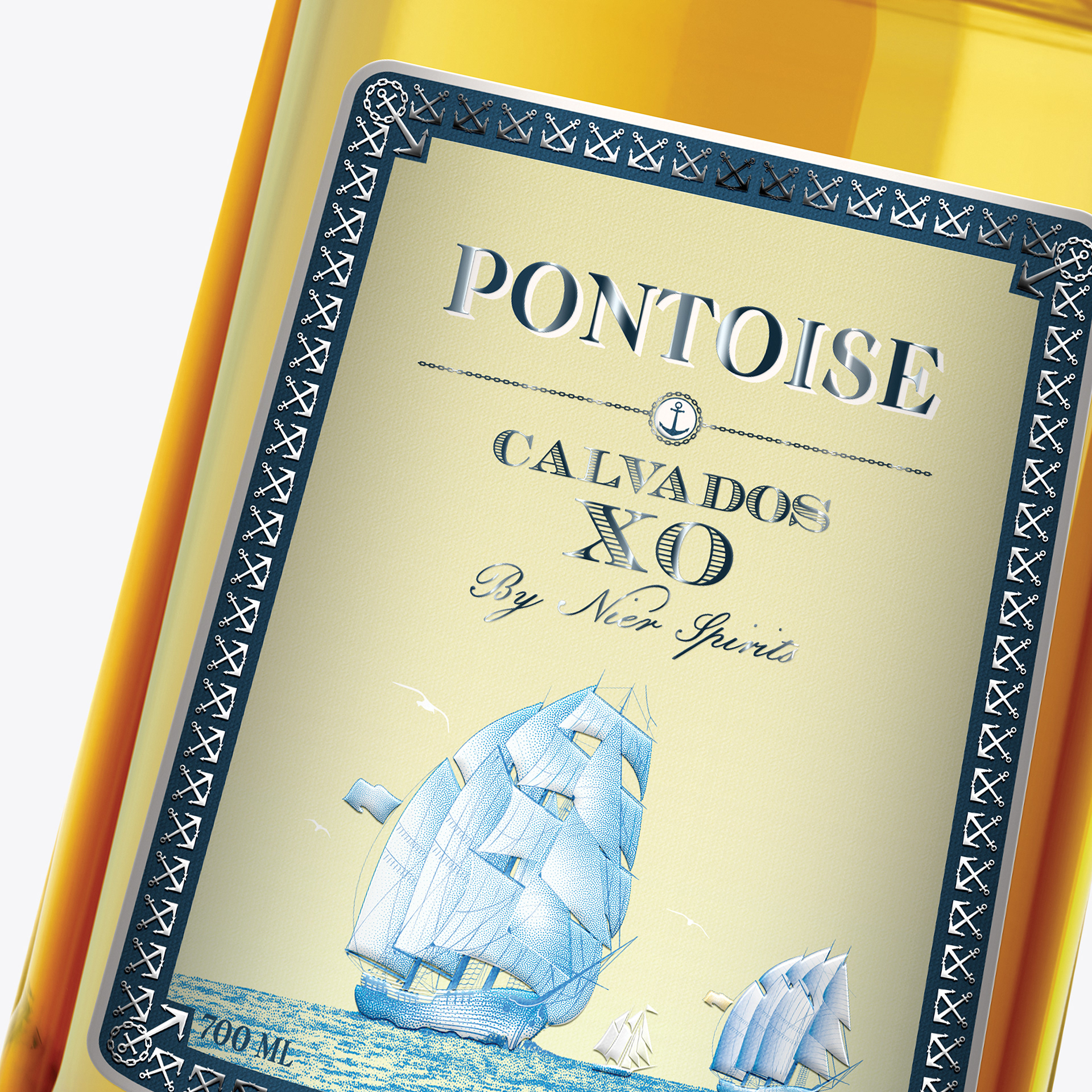 Premium Label Design - Gin, Calvados XO, Whisky and Rum