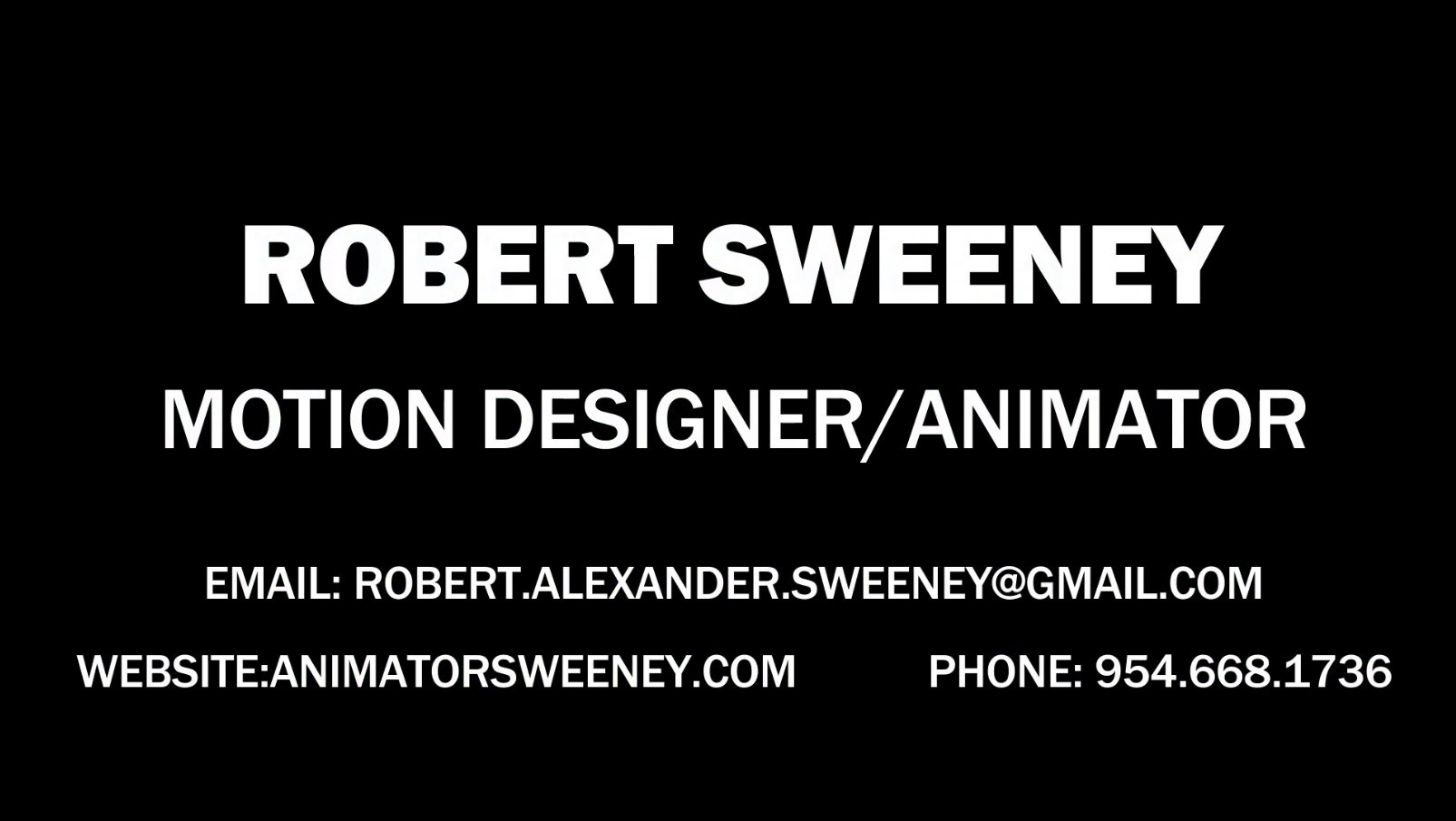 robert sweeney - Work