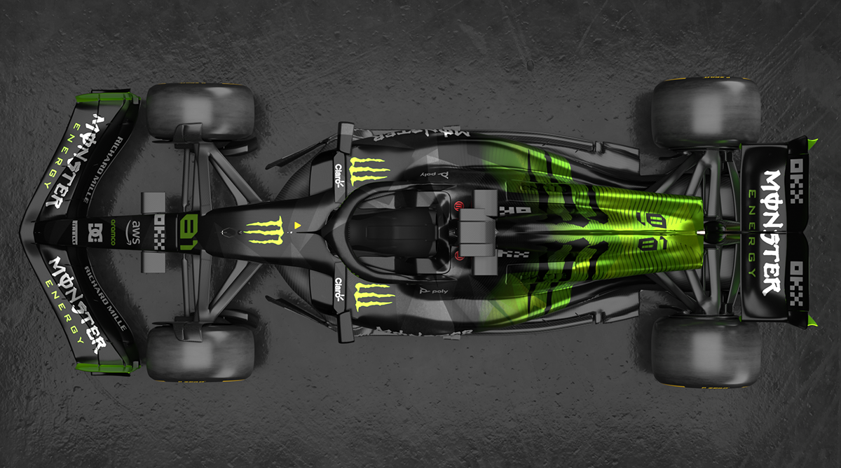 James Kashetta - Monster Energy F1 Livery Concept