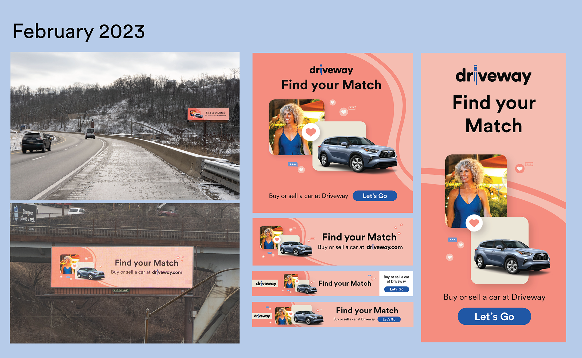 Amanda Ranit Portfolio - Driveway Seasonal Digital & OOH Activations