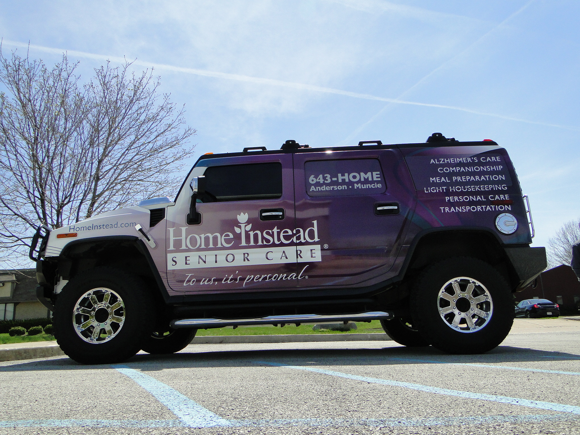 Doug Kuhn - Graphic Design Portfolio - Full Hummer vinyl wrap