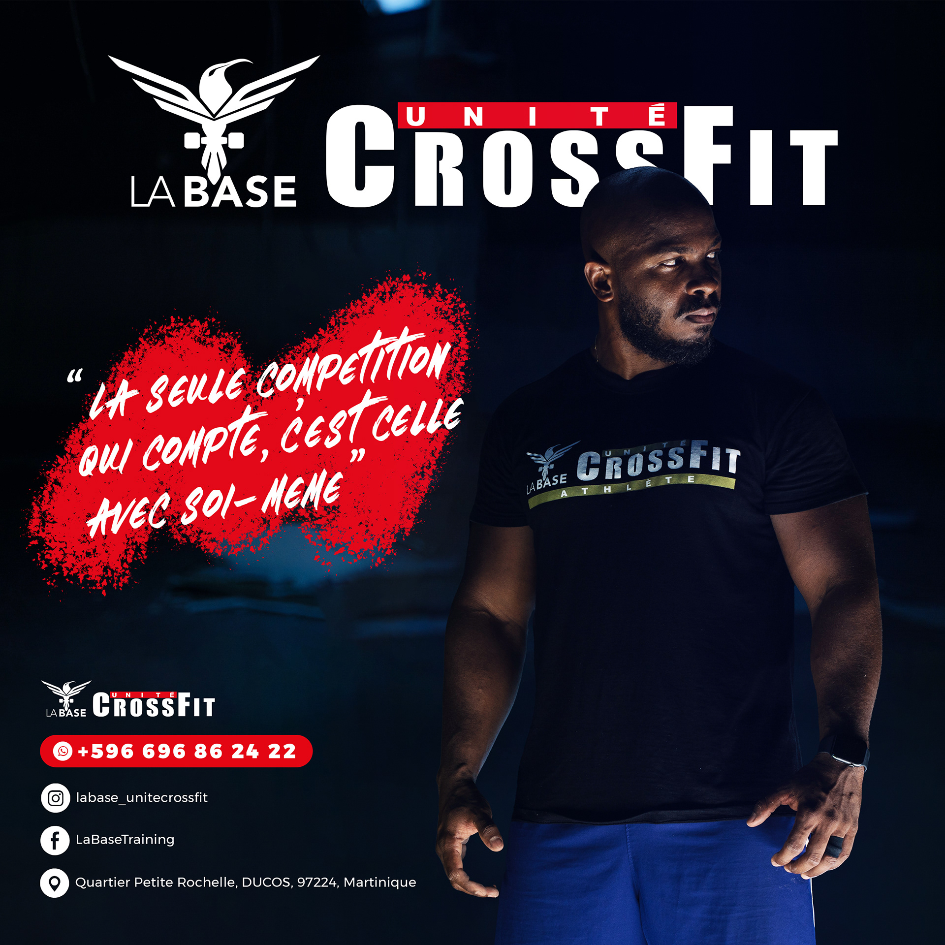 DAVY DACY DESIGN - AD/PUB - LA BASE UNITÉ CROSSFIT