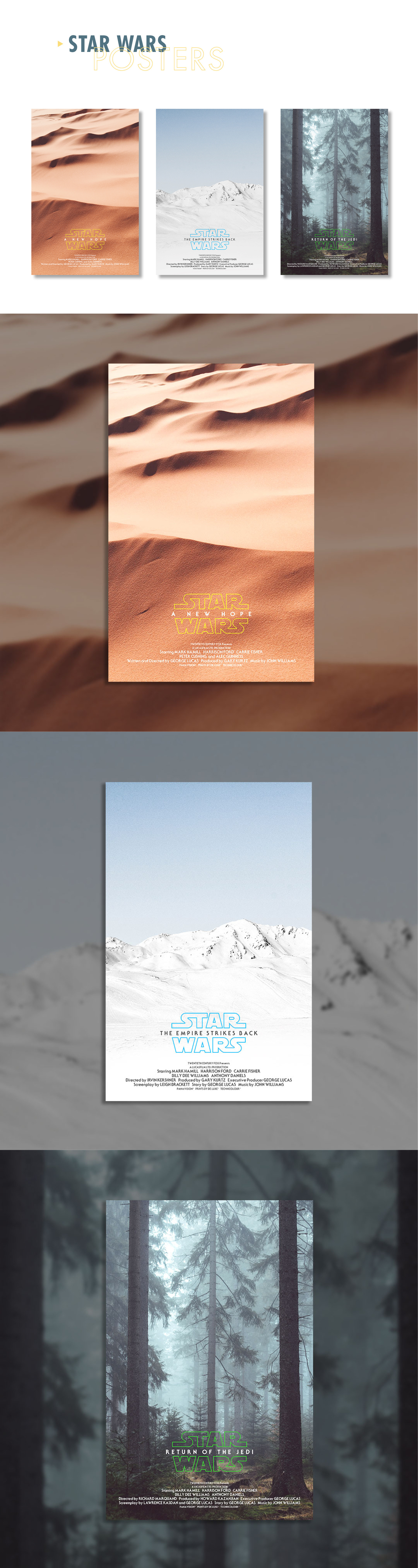 Andy Longaphy - Star Wars Posters